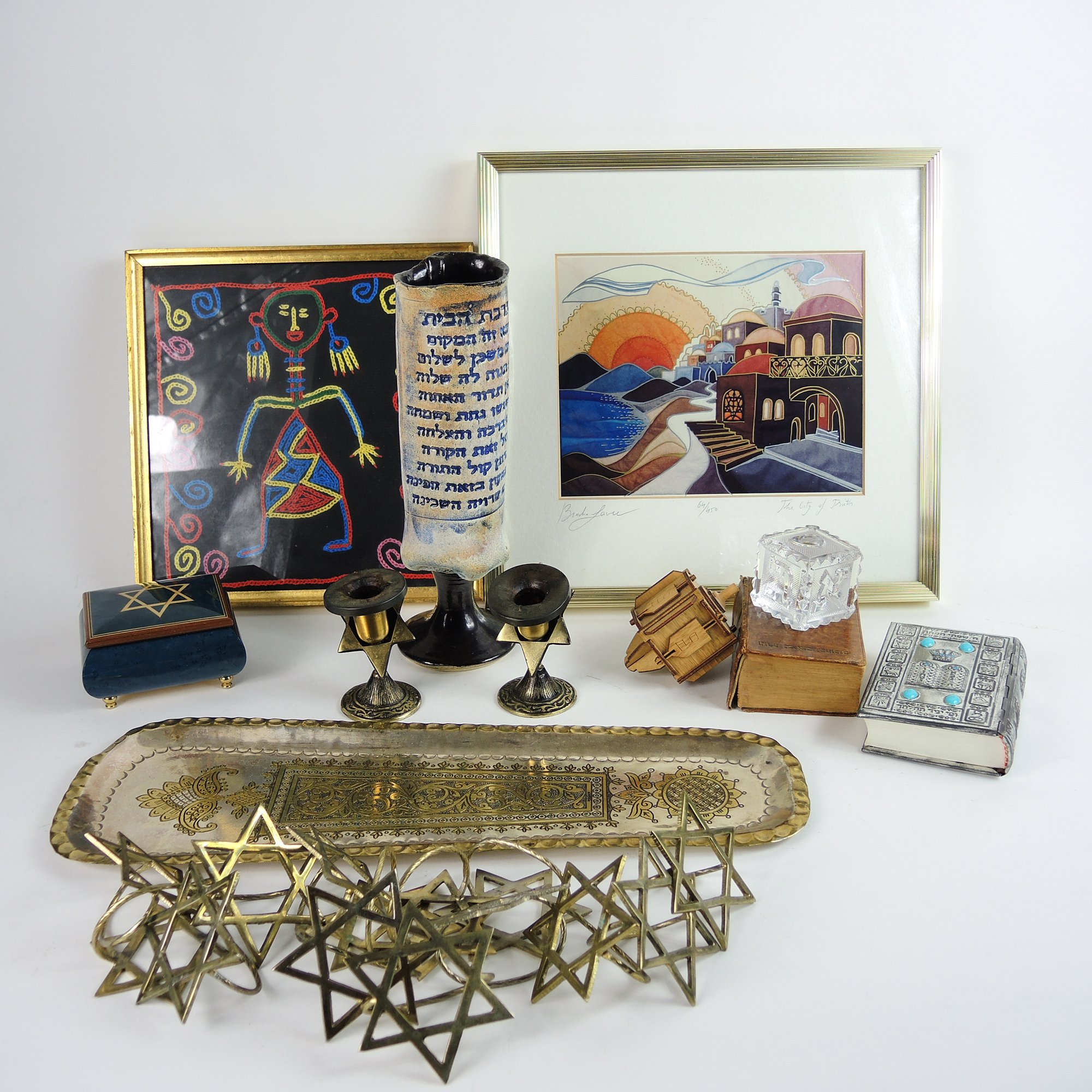 Judaica Collection with Art and Handmade Pieces | EBTH