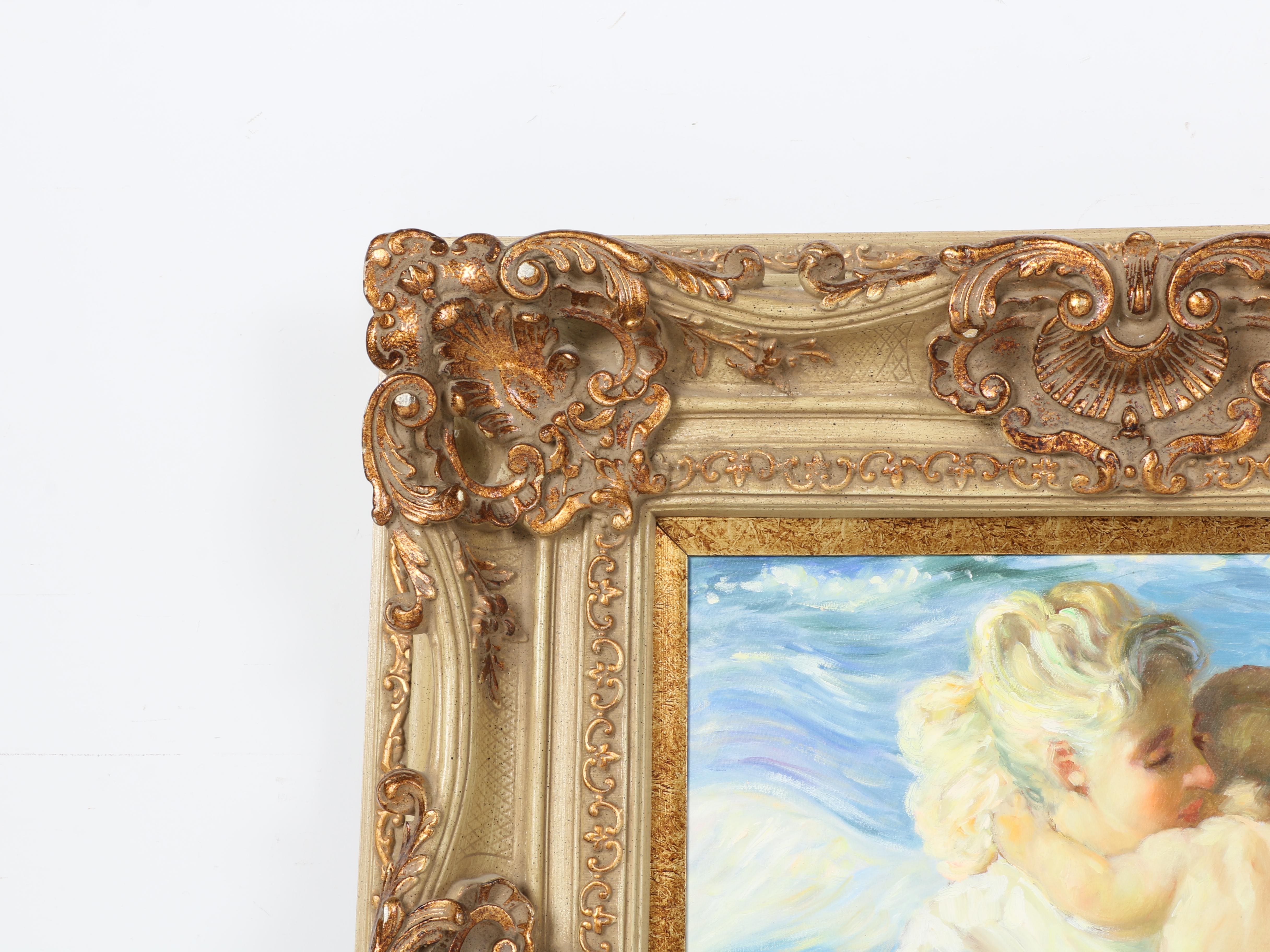 Cirol Oil Painting of a Mother and Child | EBTH