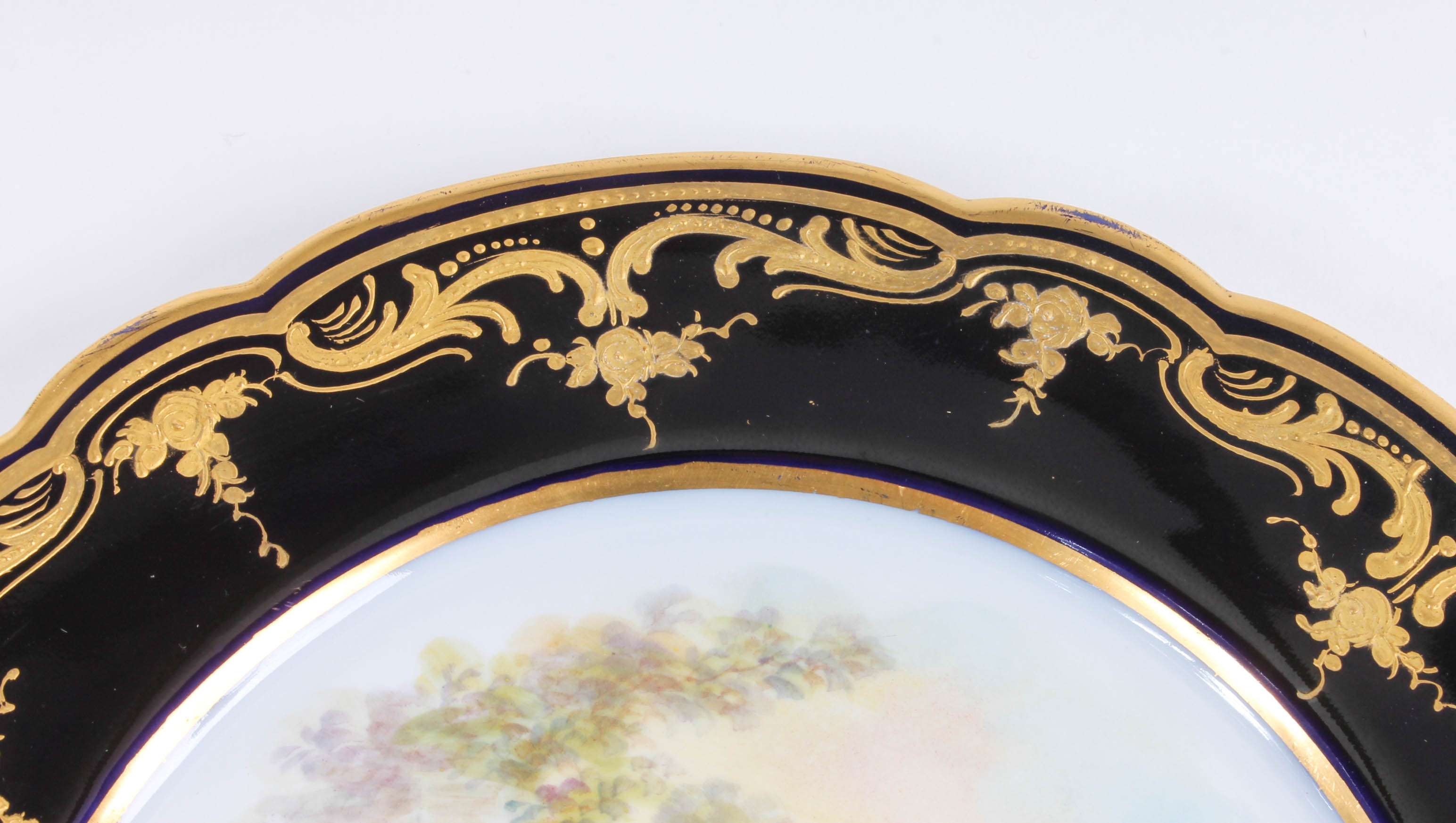 Twelve Painted French Scene China Plates | EBTH