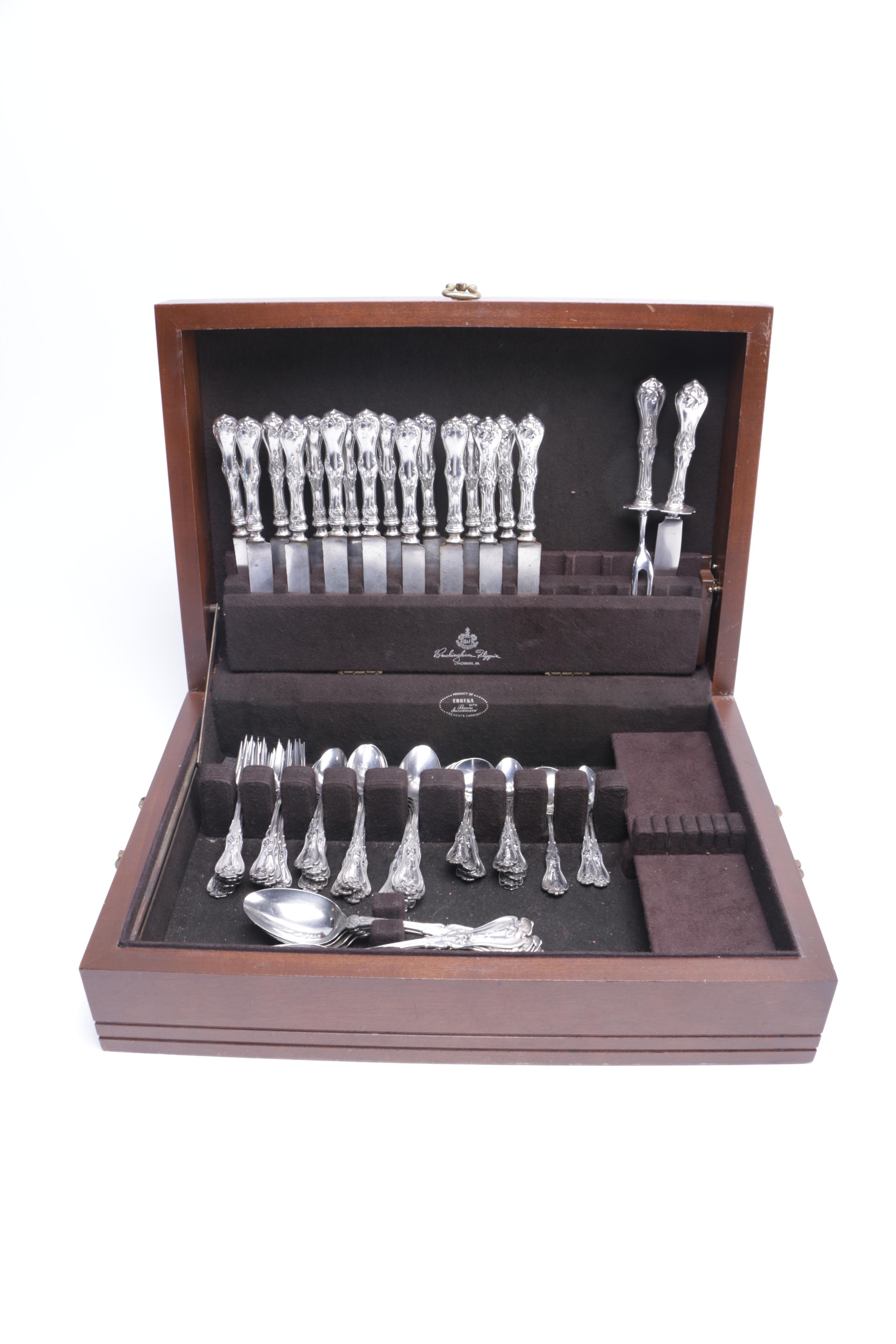 Whiting Manufacturing Co. "Violet" Sterling Silver Flatware Set ...