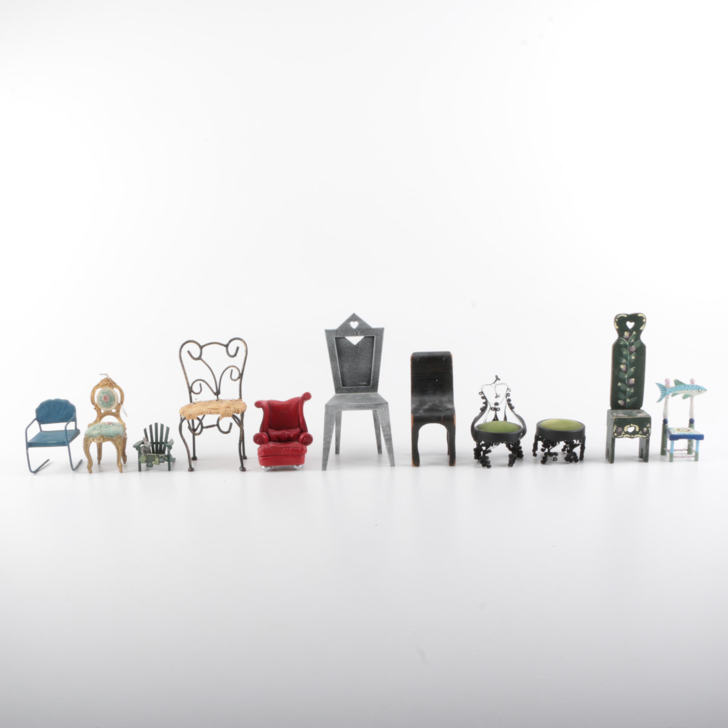 Collection of Miniature Chairs | EBTH