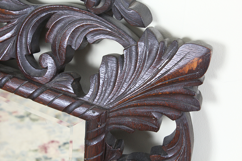 Carved Wood Framed Mirror | EBTH