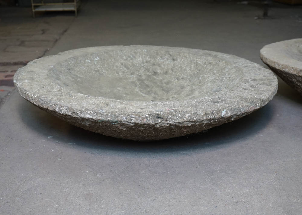 Shallow Cast Stone Planters | EBTH