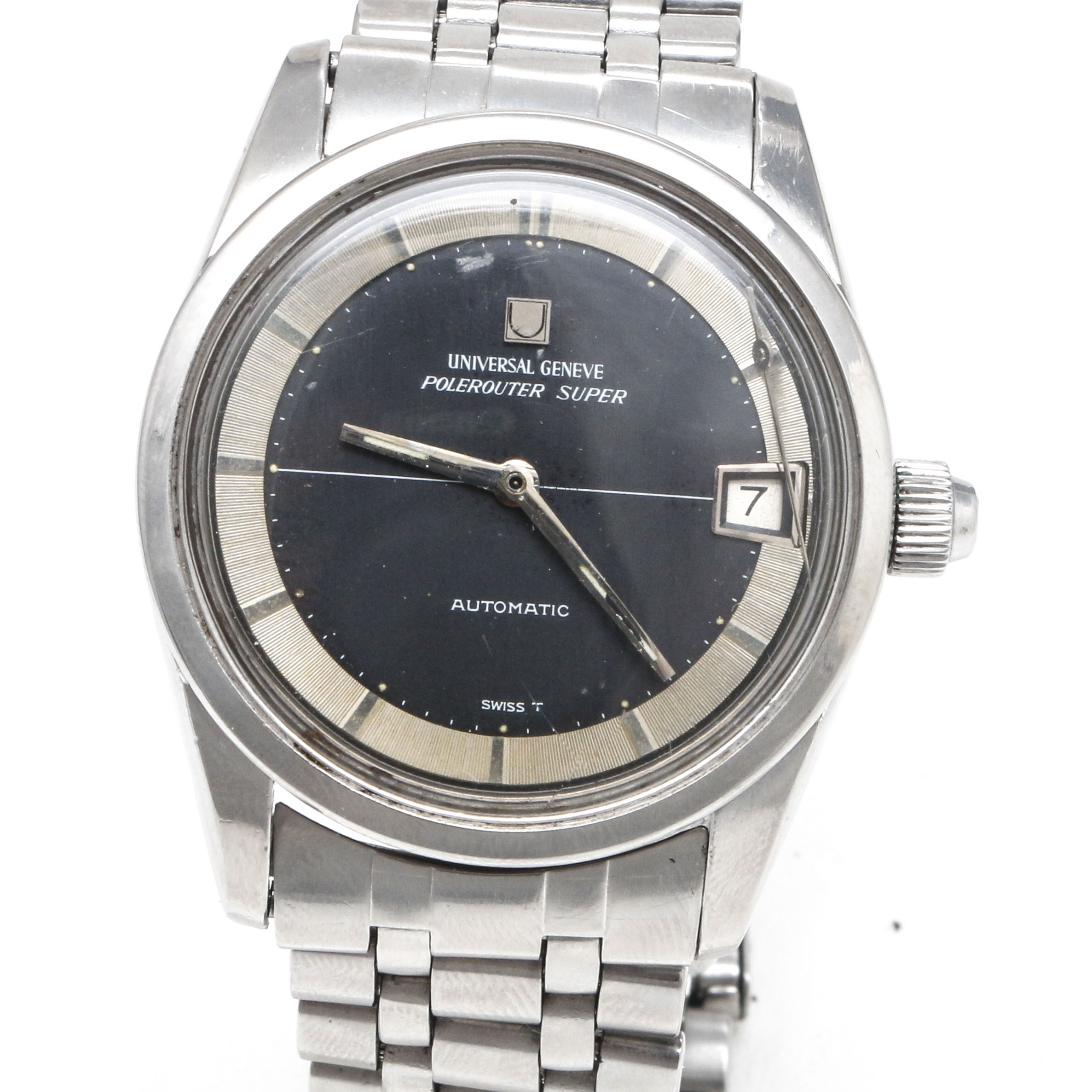 Gerald Genta Universal Genève Polerouter Super Automatic Swiss ...