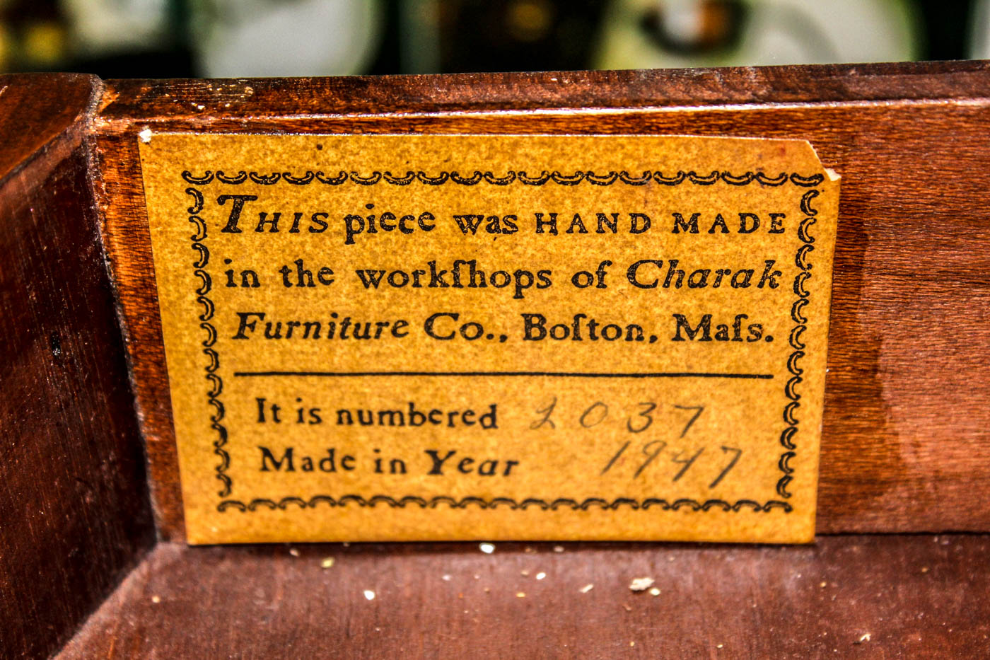 1947 Charak of Boston American Regency Style Desk | EBTH