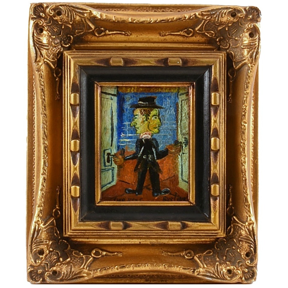 David Davidovich Burliuk (Russian 1882-1967) Painting "Two Keys" | EBTH