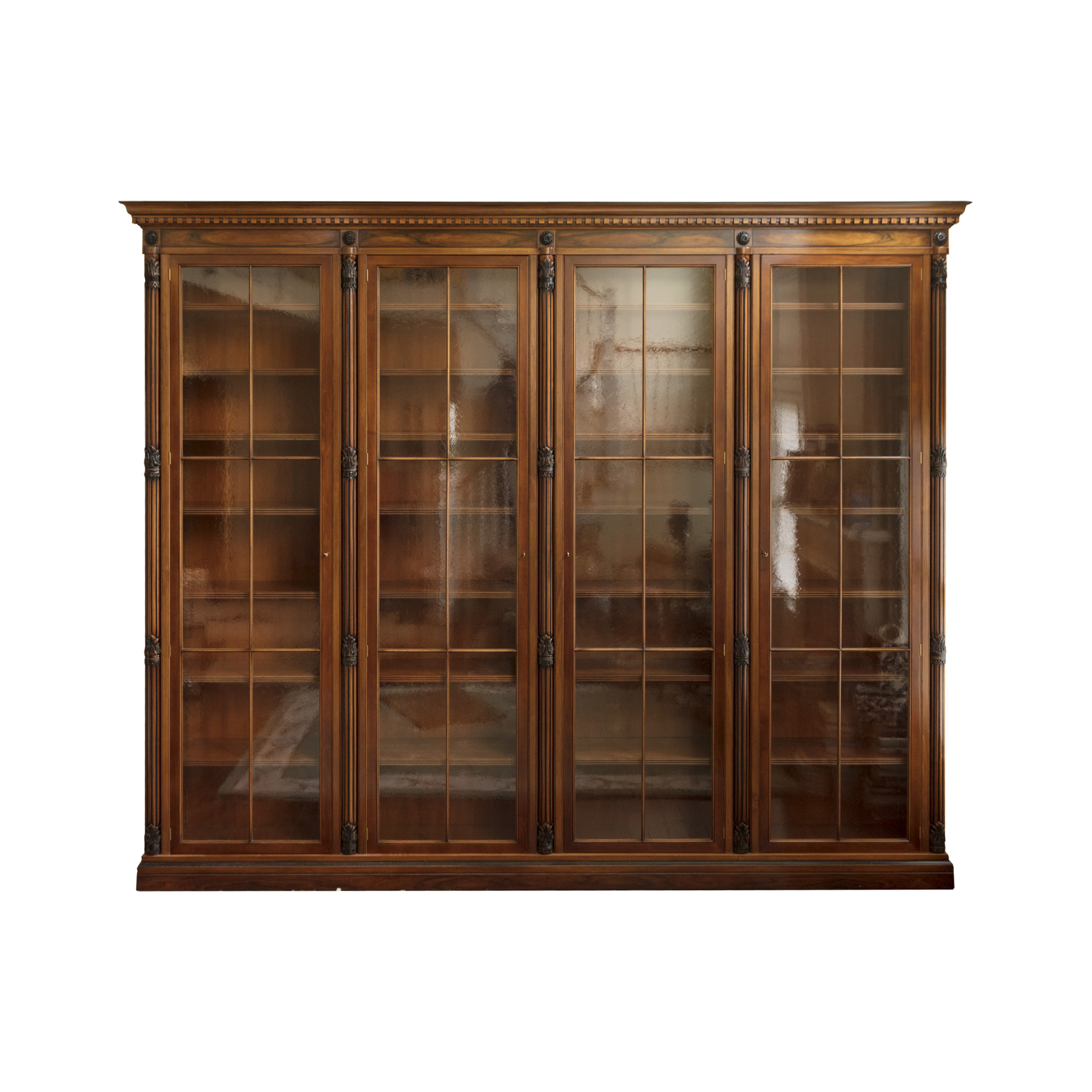 Contemporary Four-Column Bookcase With Glazed Doors | EBTH