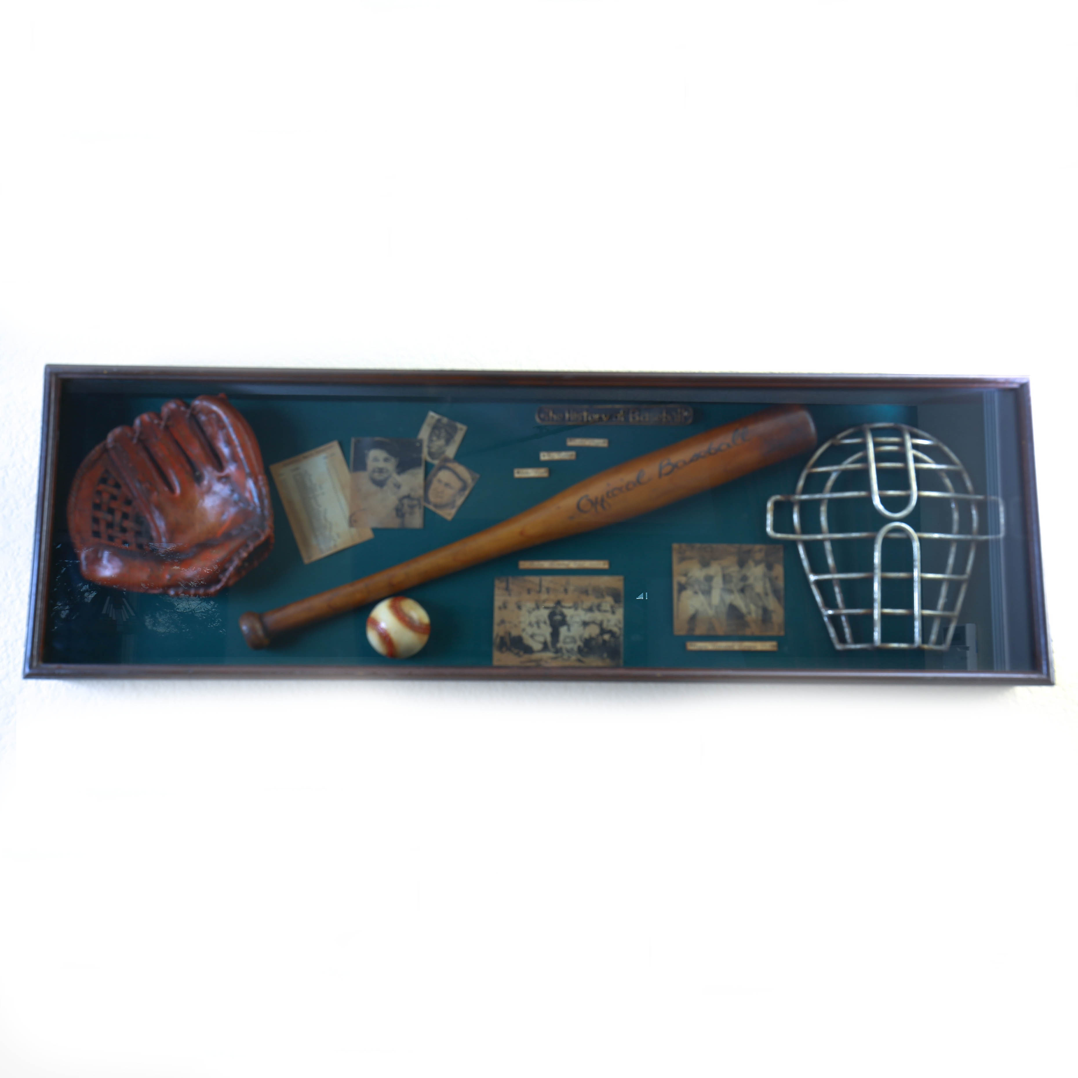 Baseball Memorabilia Shadow Box | EBTH