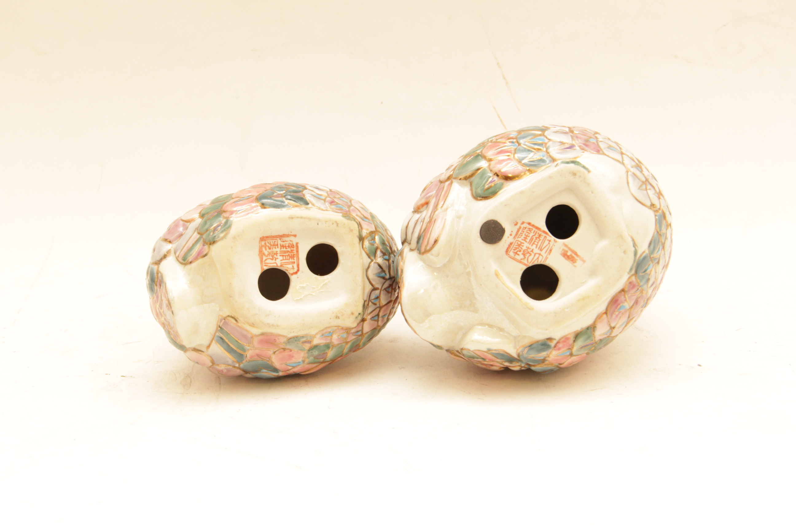 Pair of Hand Painted Quail Figures | EBTH