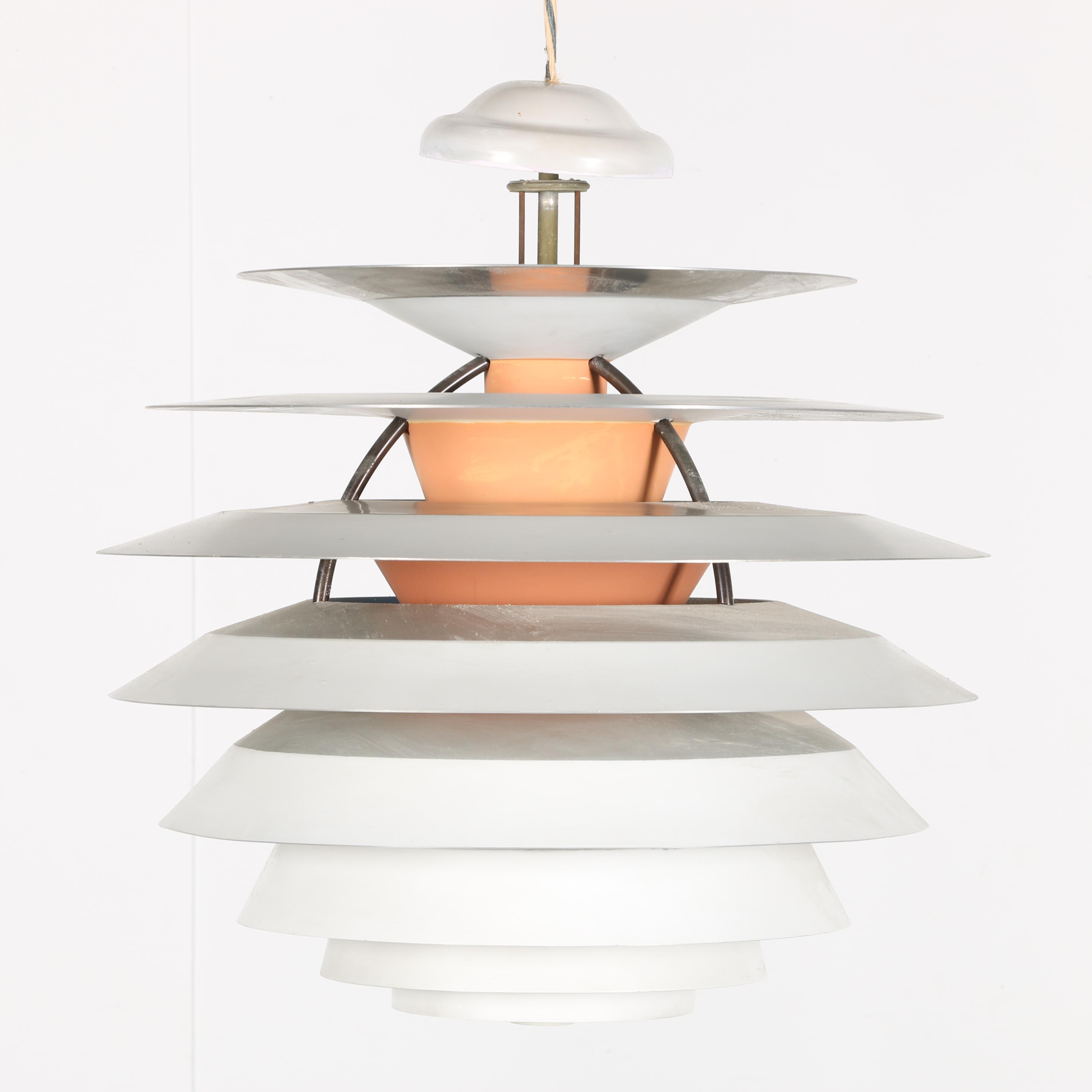 White Layered Style Ceiling Light | Everything But The House