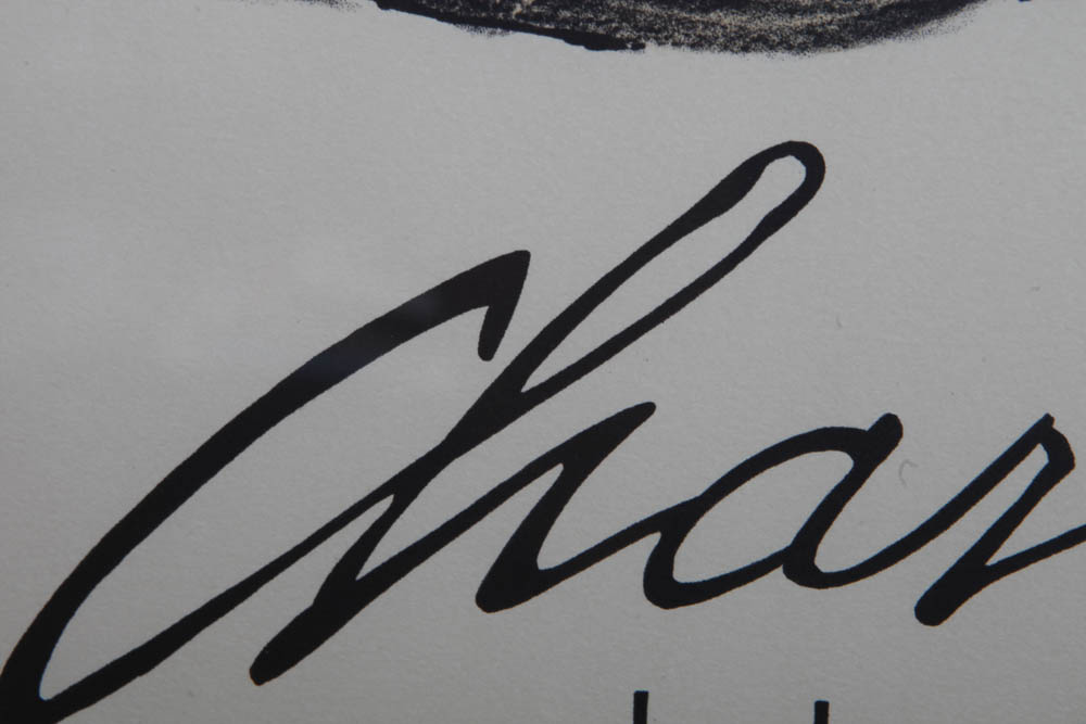 Charlie Chaplin Lithograph | EBTH