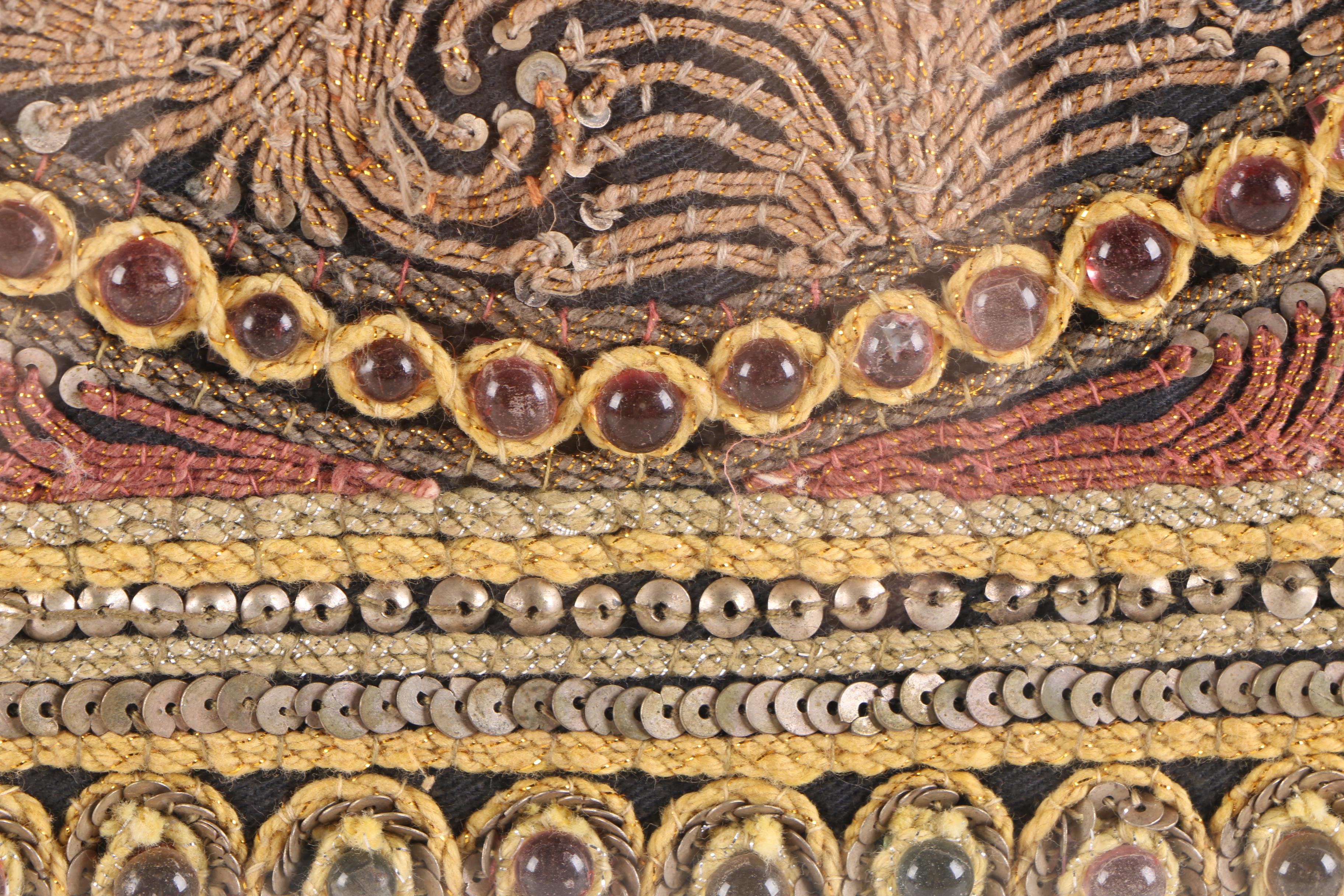 Thai Embellished Kalaga Style Embroidery of a Horse | Everything But ...