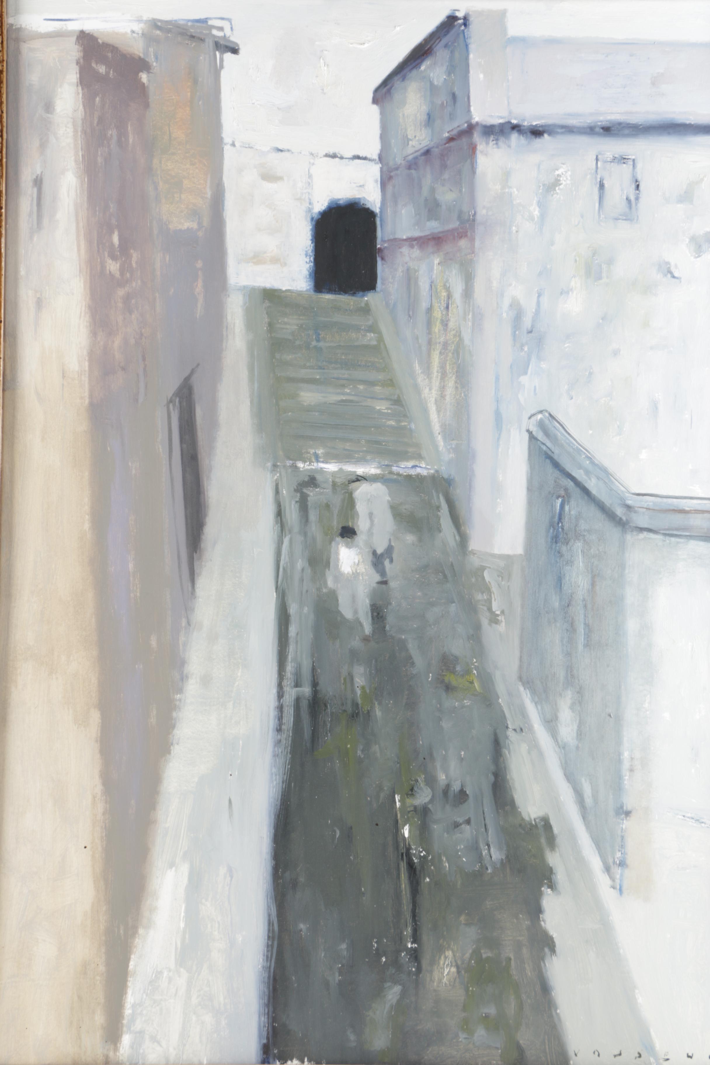 Philippe Vasseur Oil Painting on Canvas "Rue a Montmartre" | EBTH