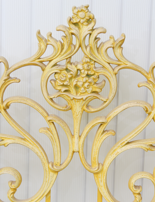 Hollywood Regency Style Headboard and Bed Frame | Everything But The House