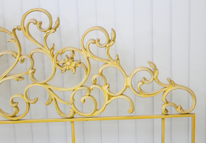 Hollywood Regency Style Headboard and Bed Frame | Everything But The House