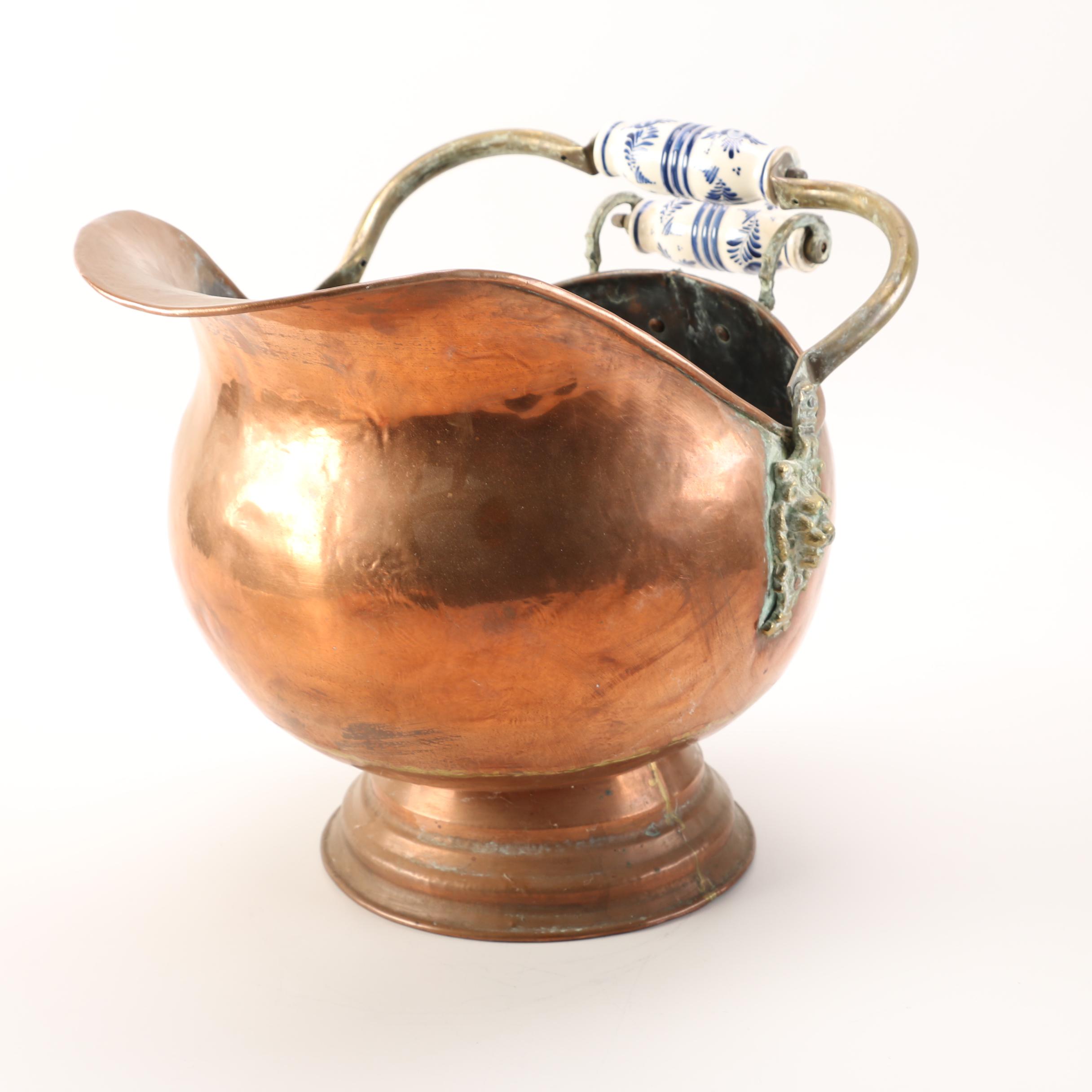 Copper Coal Scuttle | EBTH