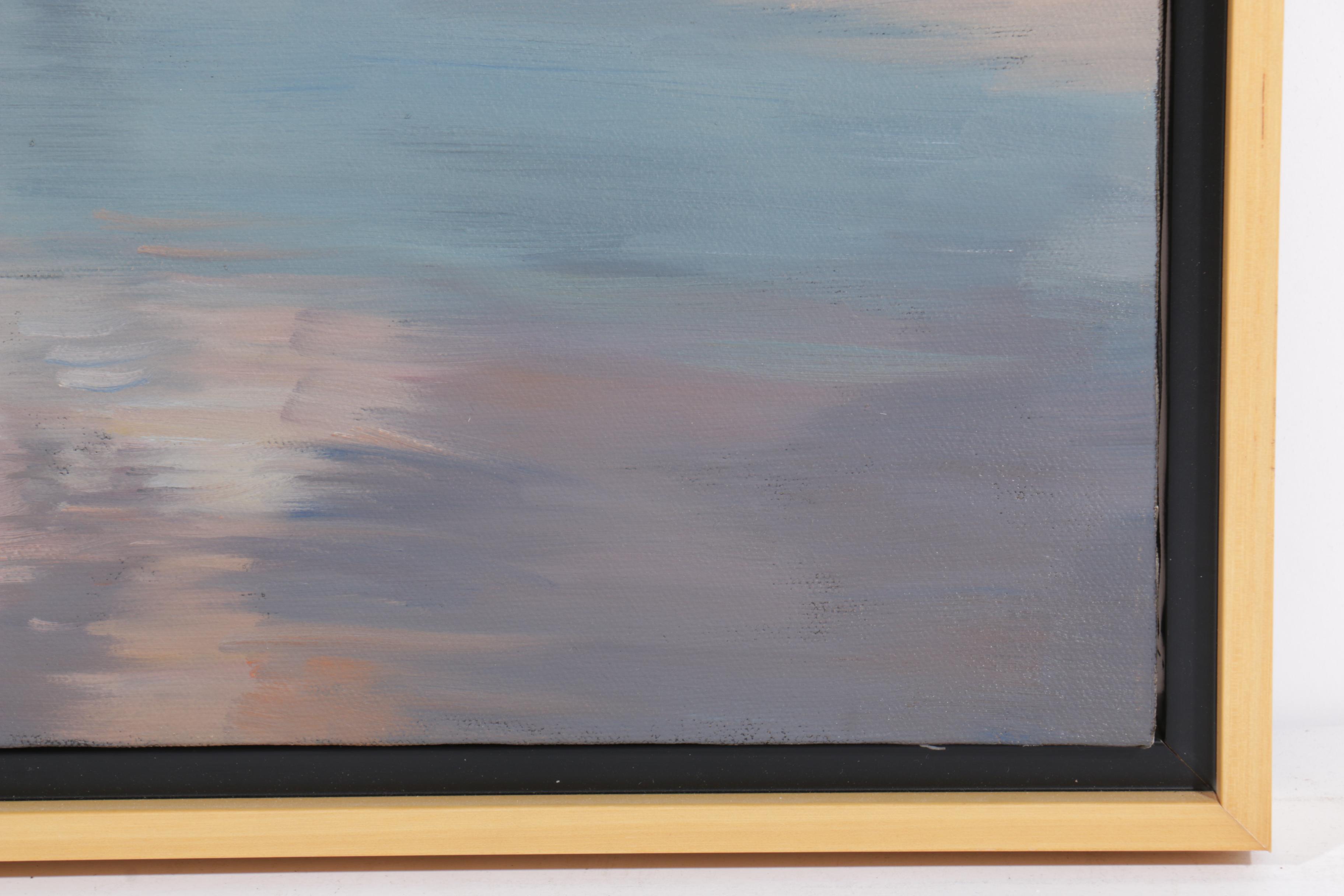 Fu Xu Oil Painting on Canvas "Lake" | EBTH