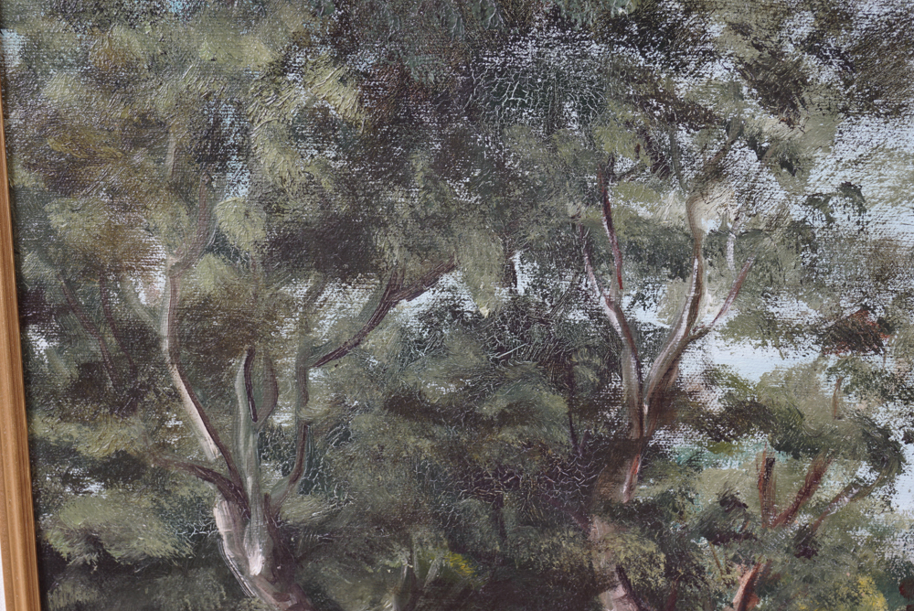 Signed Original Oil Landscape Painting | EBTH