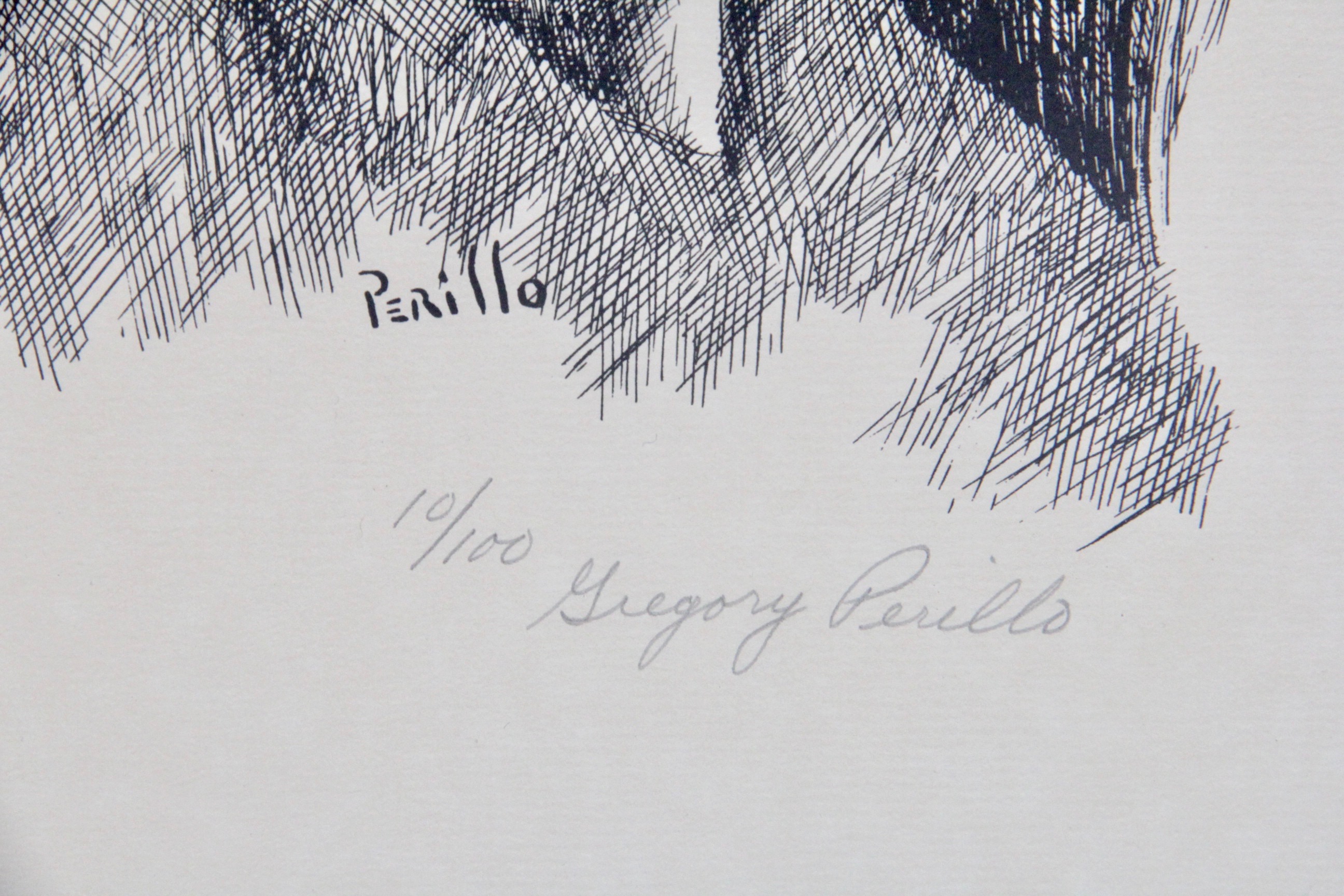 Limited Edition Gregory Perillo Lithograph "Sioux" and Collection of ...