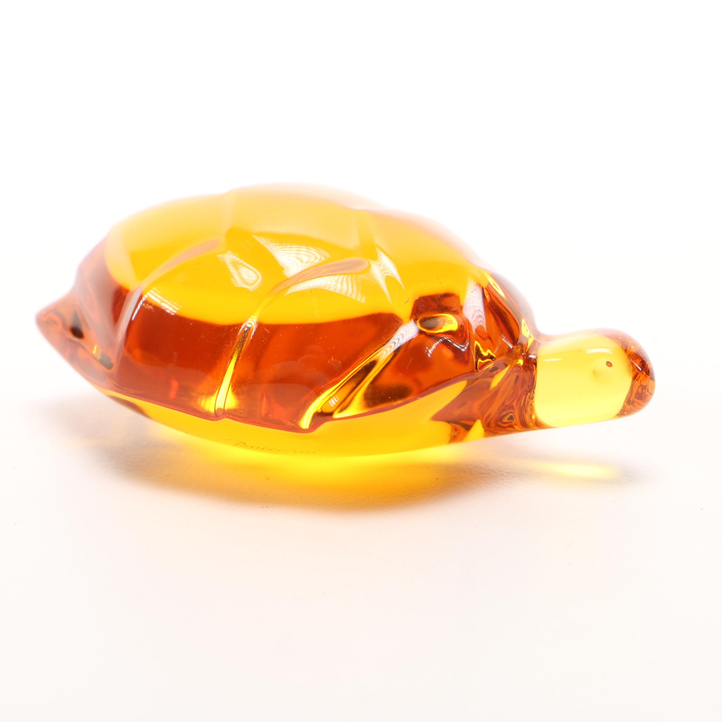 Baccarat Crystal Turtle Figurine | EBTH