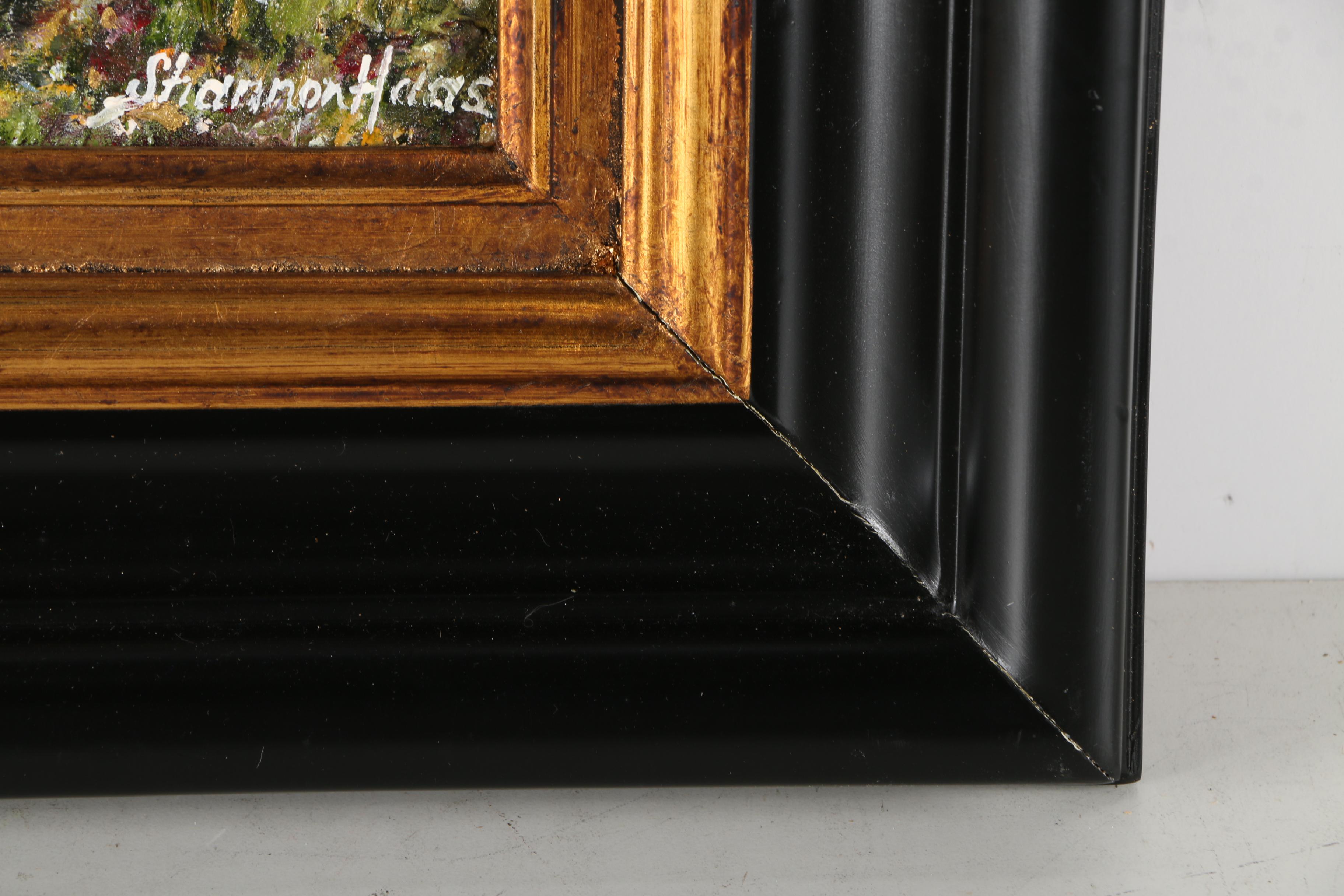 Shannon Haas Oil Painting on Panel of Rabbits | EBTH