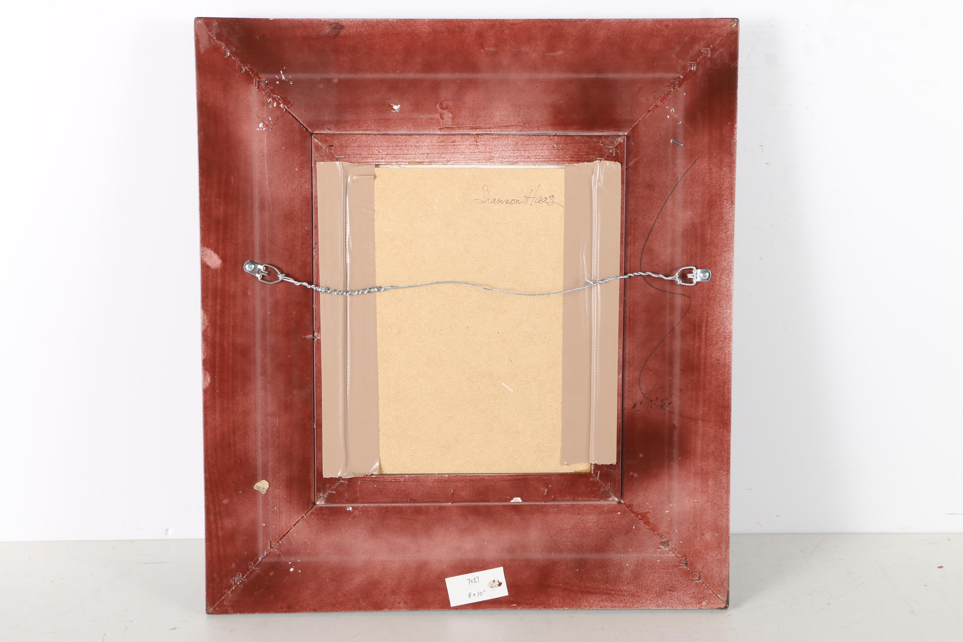 Shannon Haas Oil Painting on Panel of Rabbits | EBTH