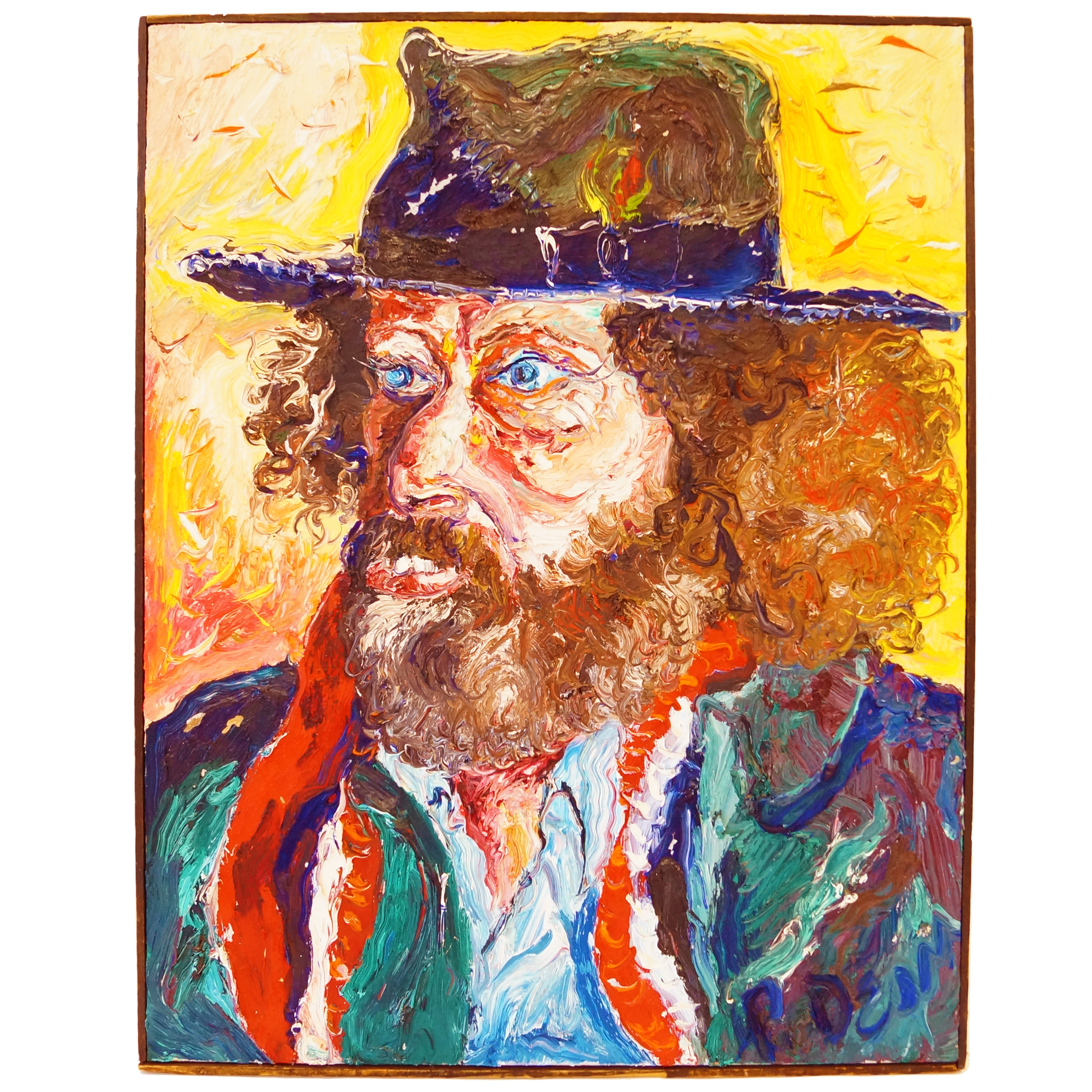 1973 Peter Dean Oil Painting "Isser" | EBTH