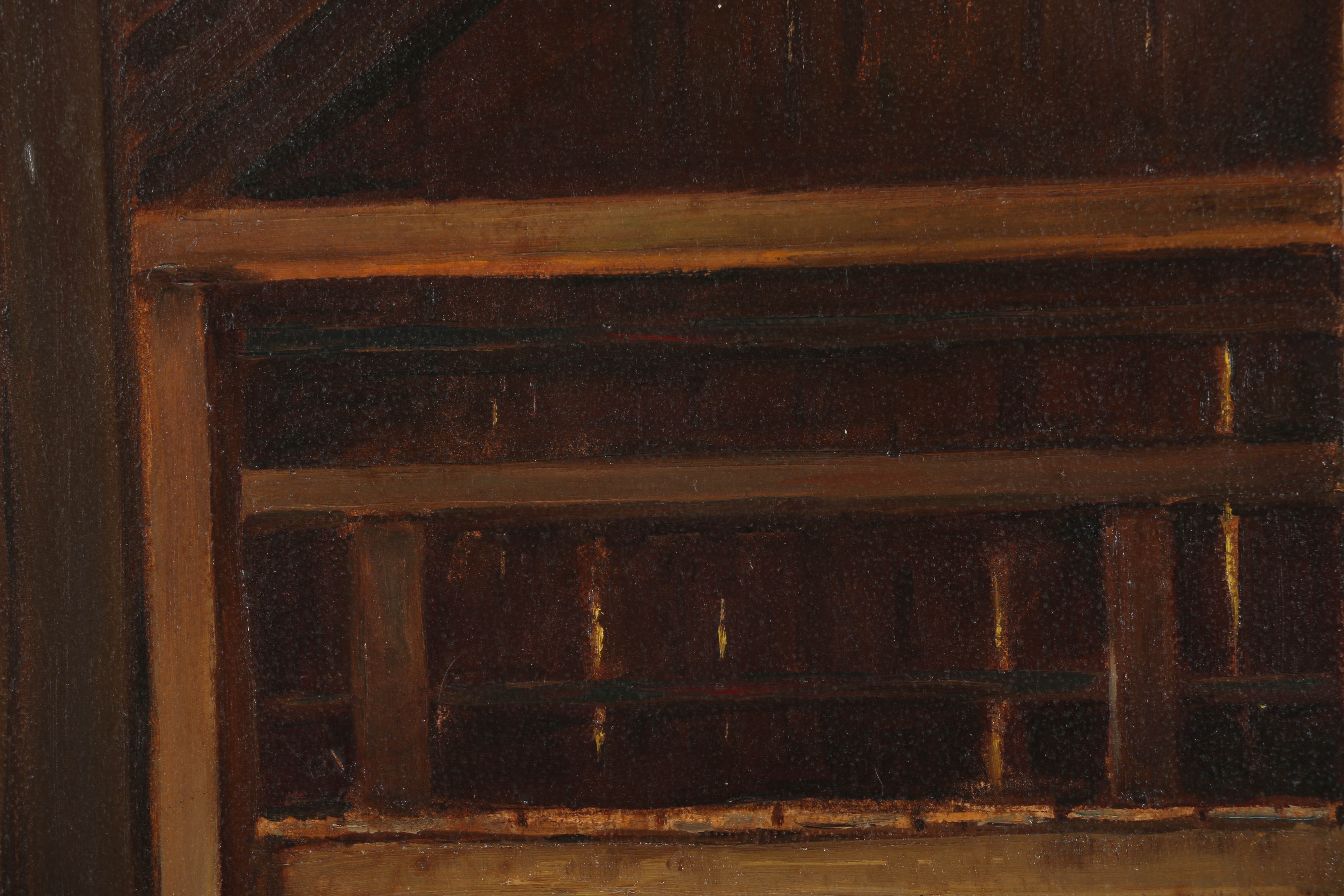 Eliot Clark Oil Painting on Board "The Old Barn" | Everything But The House