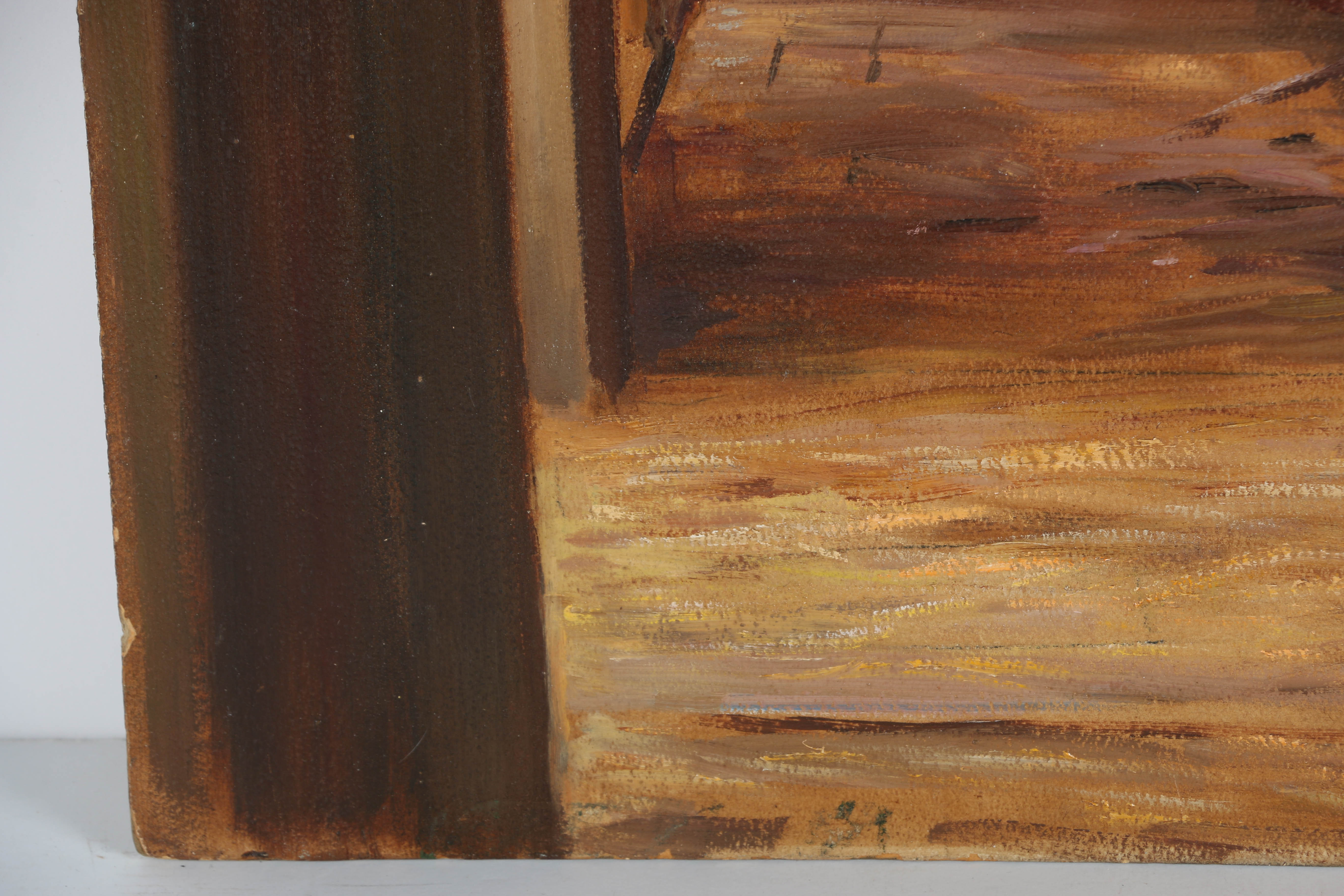 Eliot Clark Oil Painting on Board "The Old Barn" | Everything But The House