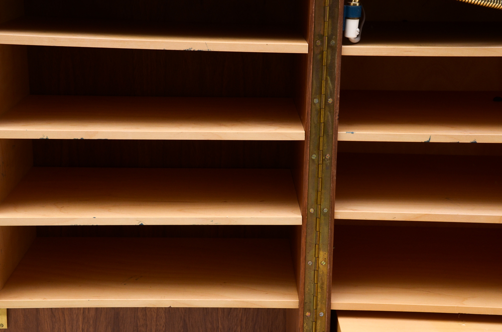 Mid Century Modern "Magic Box" Teak Folding Desk | EBTH