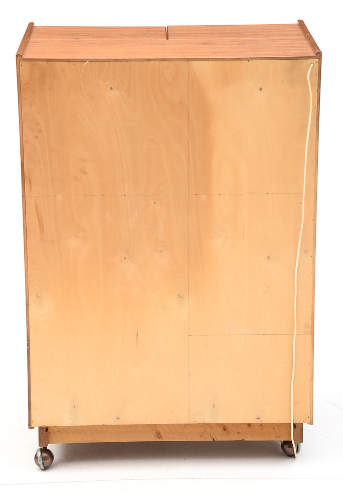 Mid Century Modern "Magic Box" Teak Folding Desk | EBTH