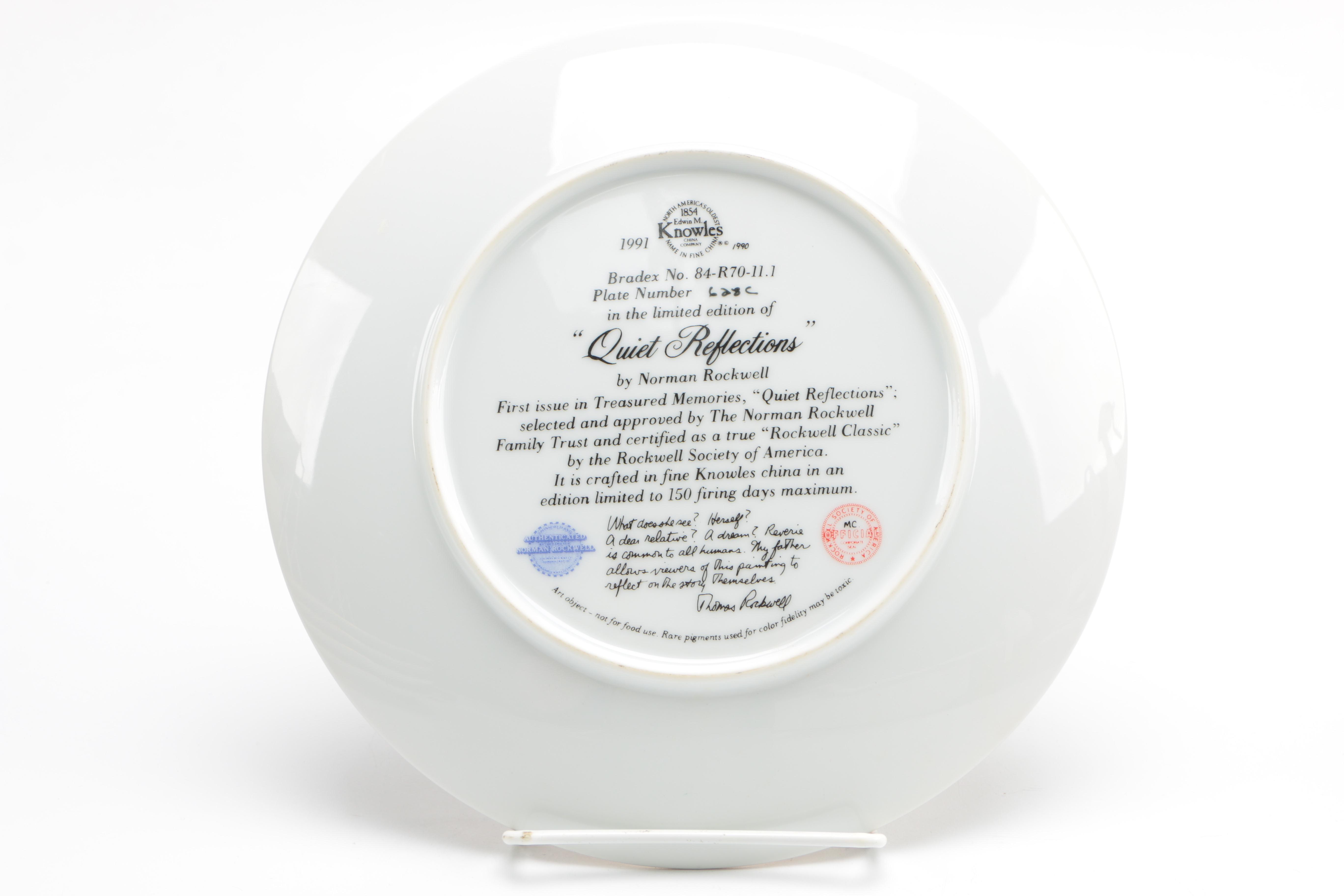 Norman Rockwell "Treasured Memory" Plates | EBTH