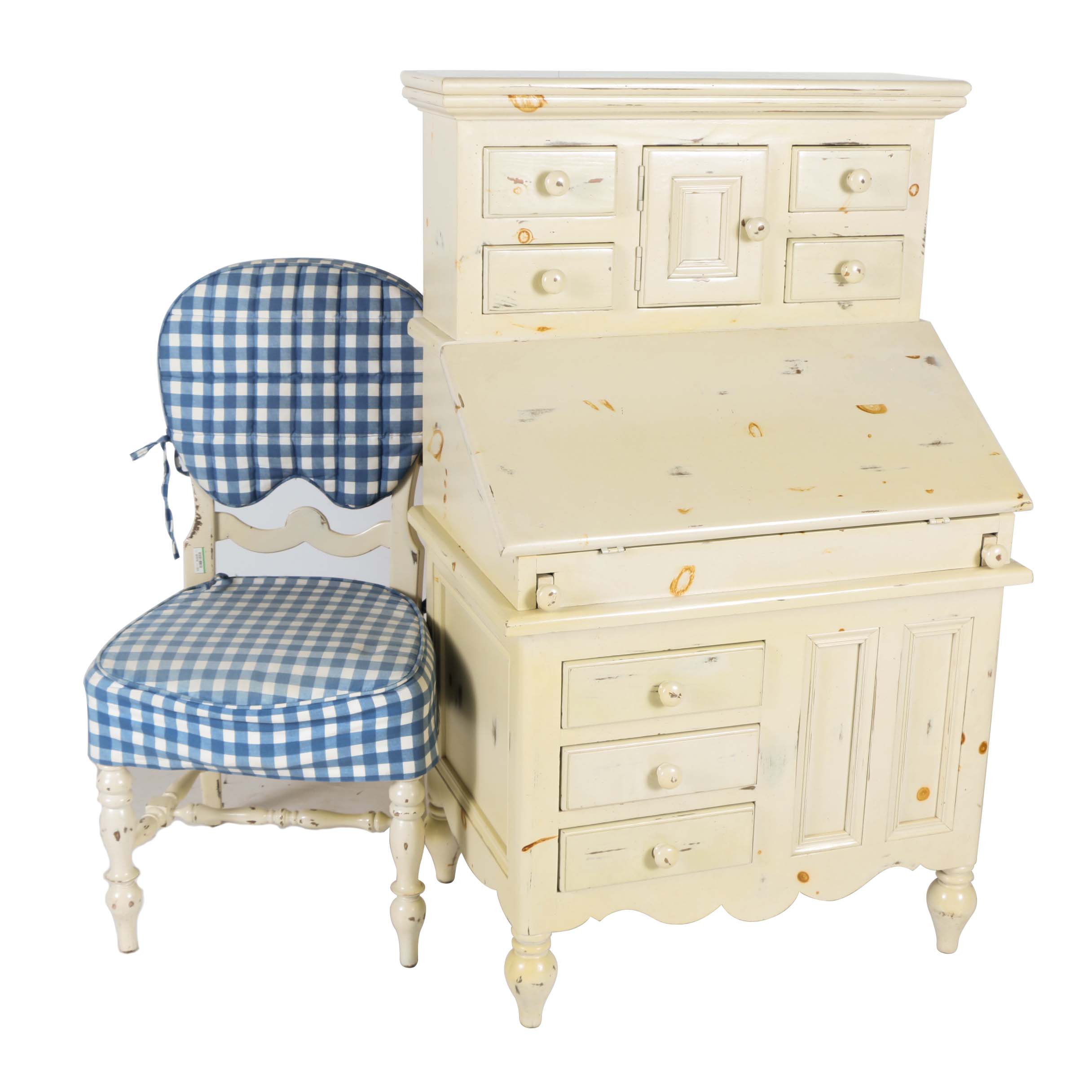 Contemporary Secretary Desk With Chair | EBTH