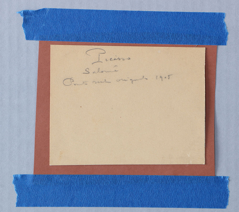 Pablo Picasso 1905 Drypoint Etching on Paper "Salomé" | Everything But ...