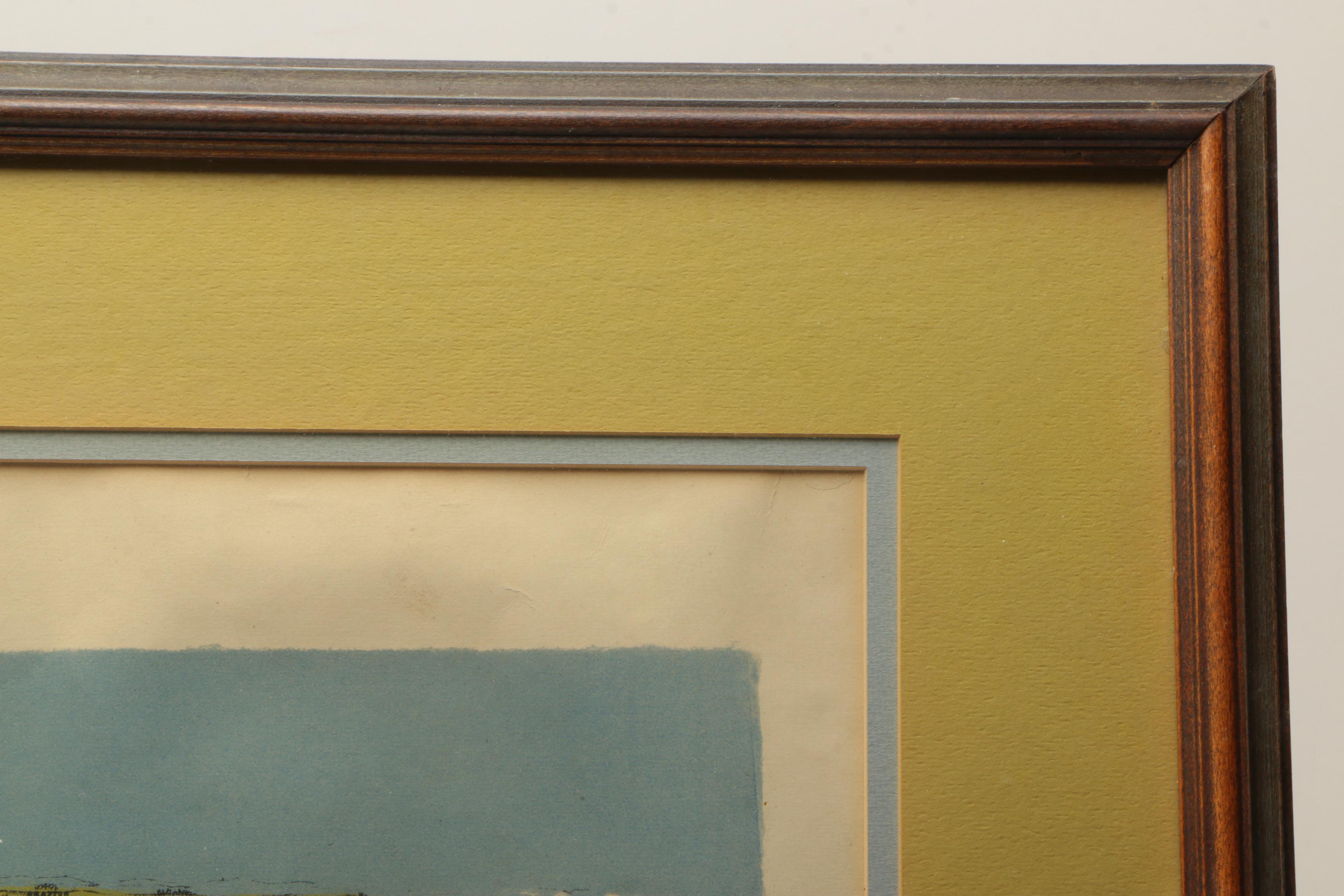 Antique Lithograph Map "Panorama of the Seat of War" | EBTH