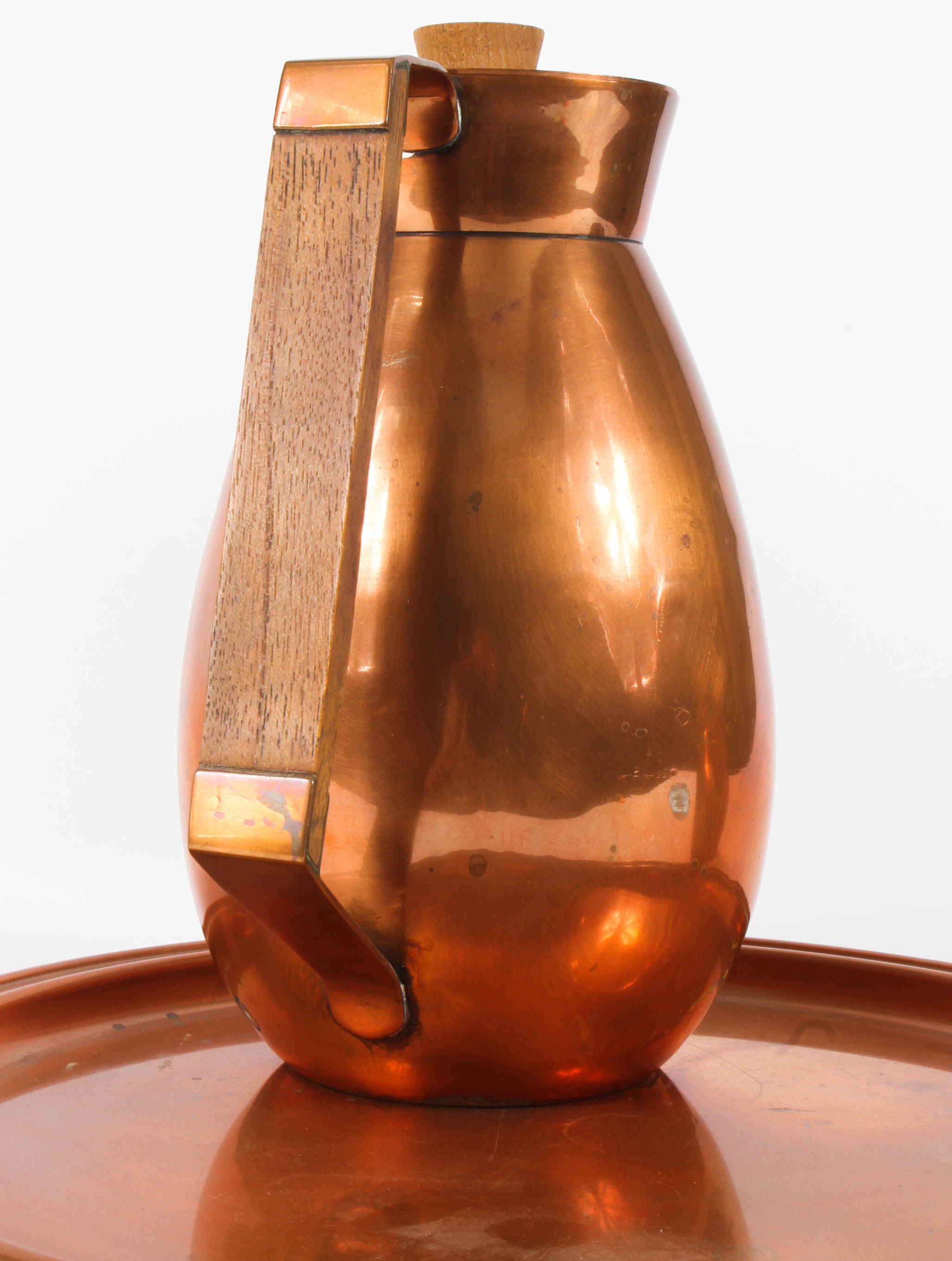 Collection of Vintage Danish Modern Copper Serving Ware | EBTH
