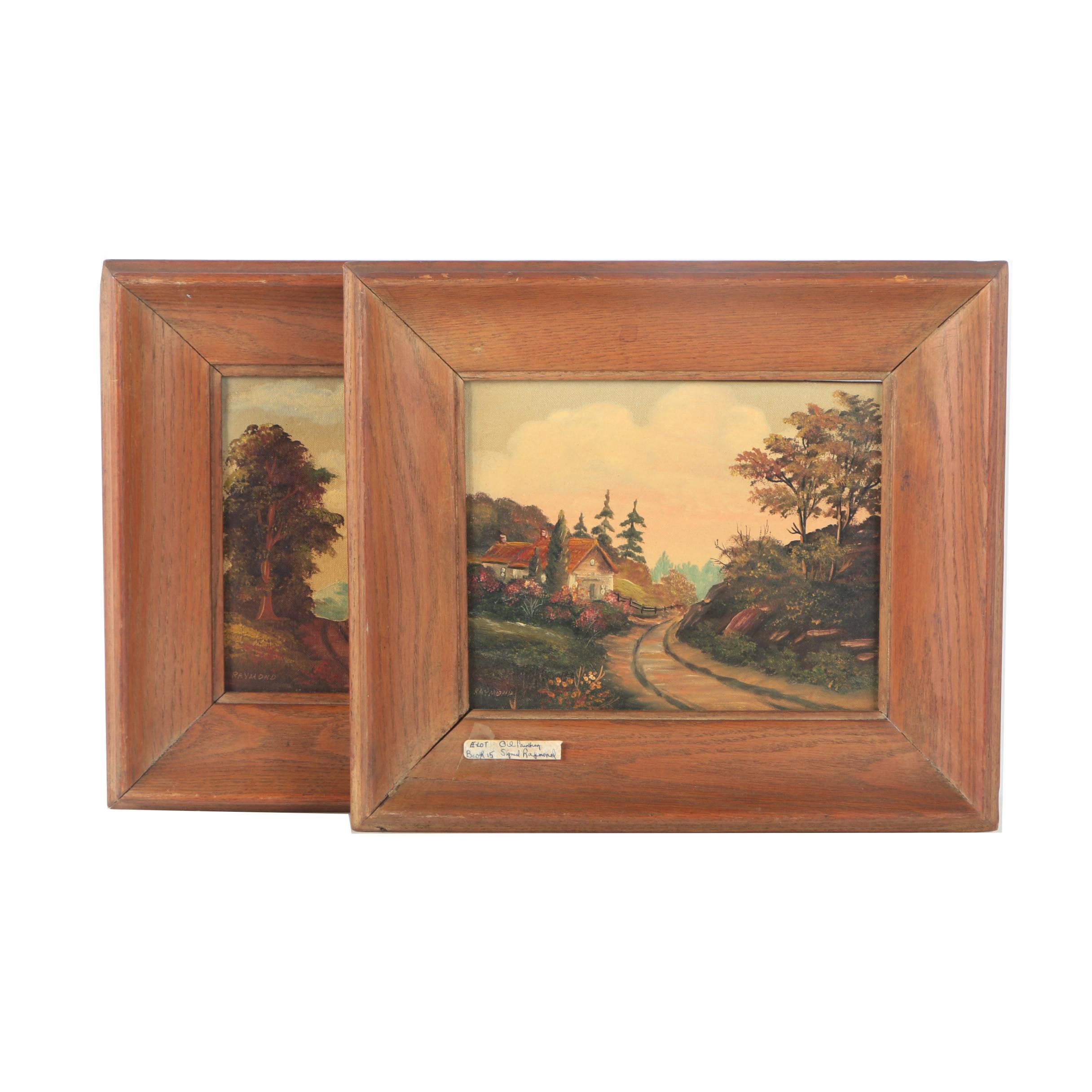 Raymond Oil Paintings of Rural Landscapes | EBTH