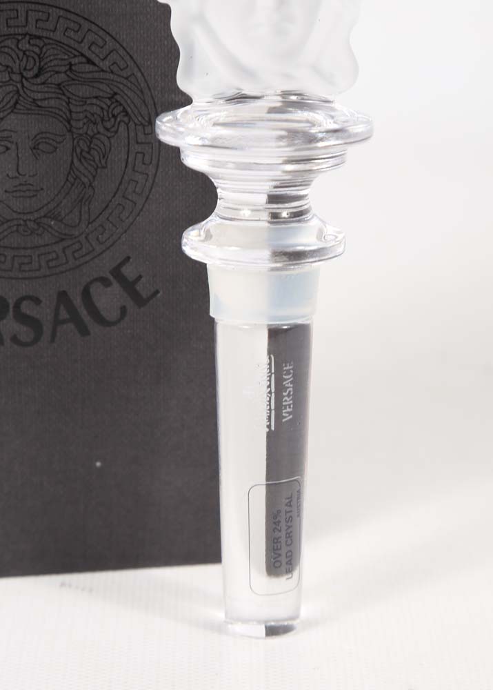 Rosenthal Versace Lead Crystal Medusa Stopper | Everything But The House