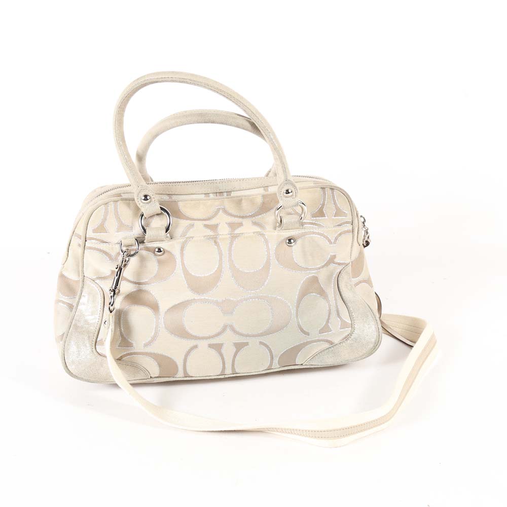 Coach Chelsea Signature Canvas Tote and Wallet | EBTH