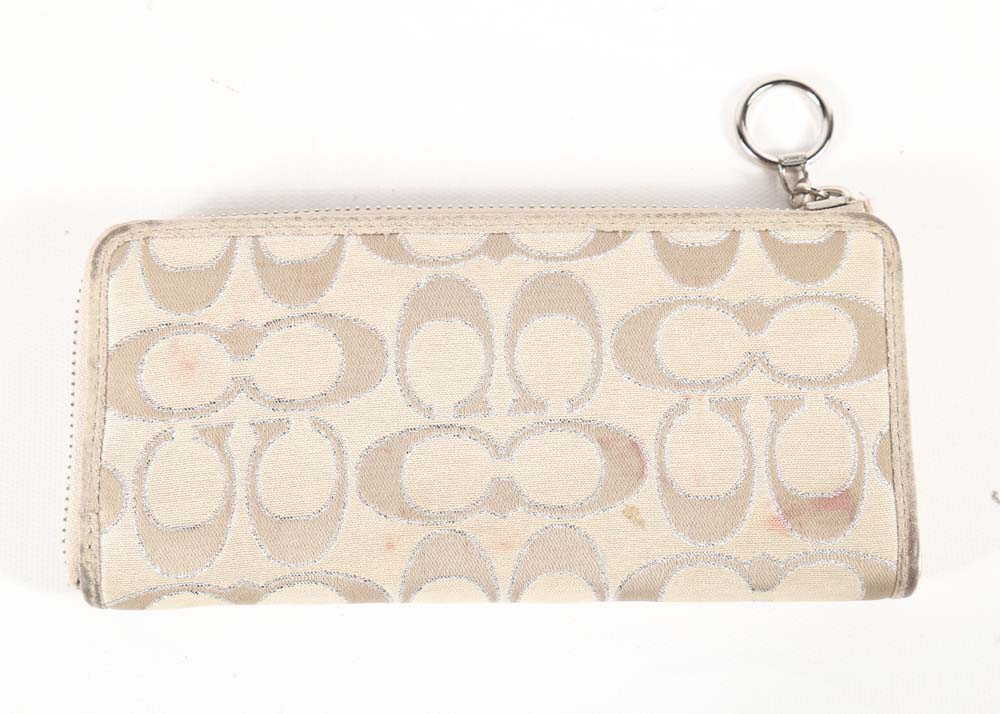 Coach Chelsea Signature Canvas Tote and Wallet | EBTH