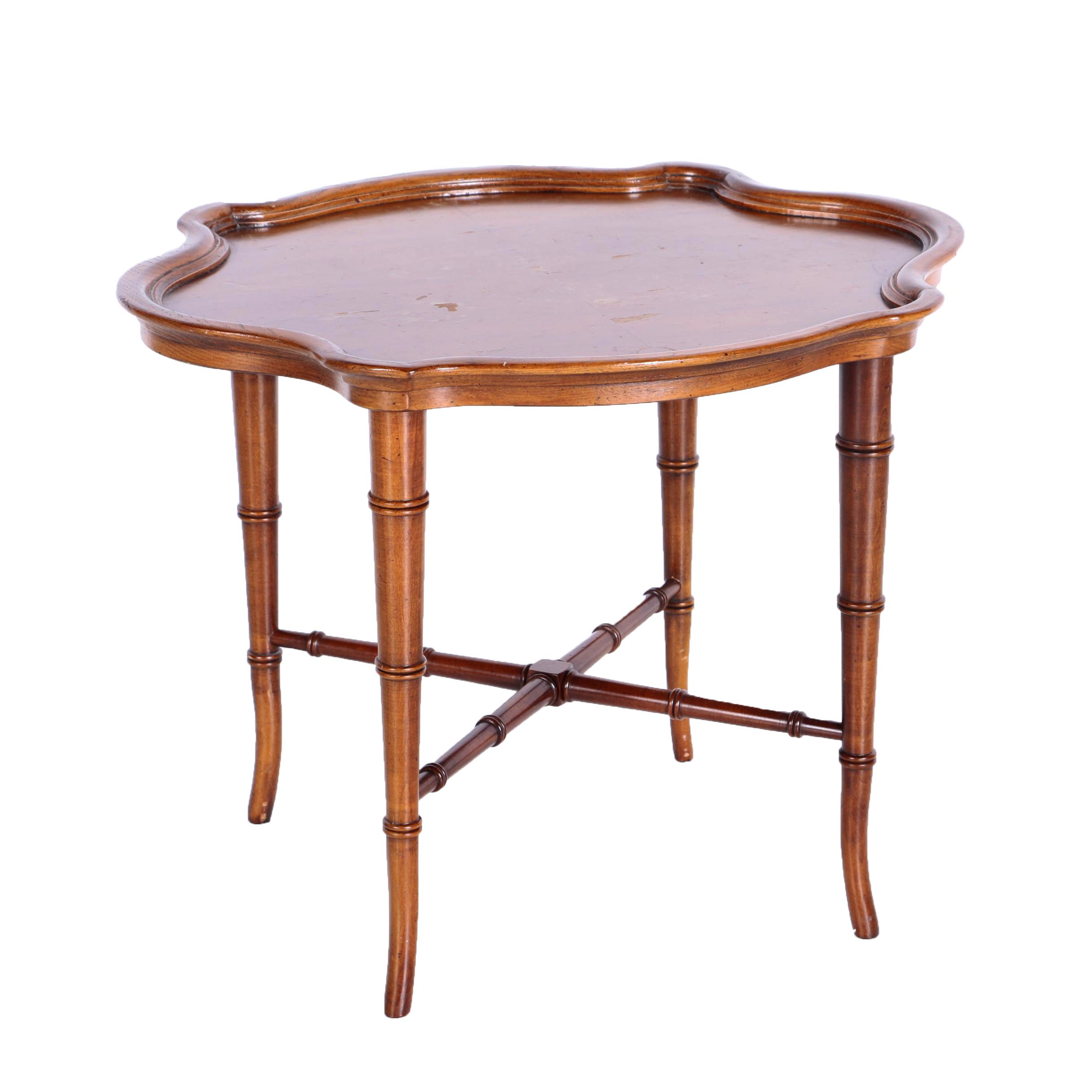 Faux Bamboo Accent Table | EBTH