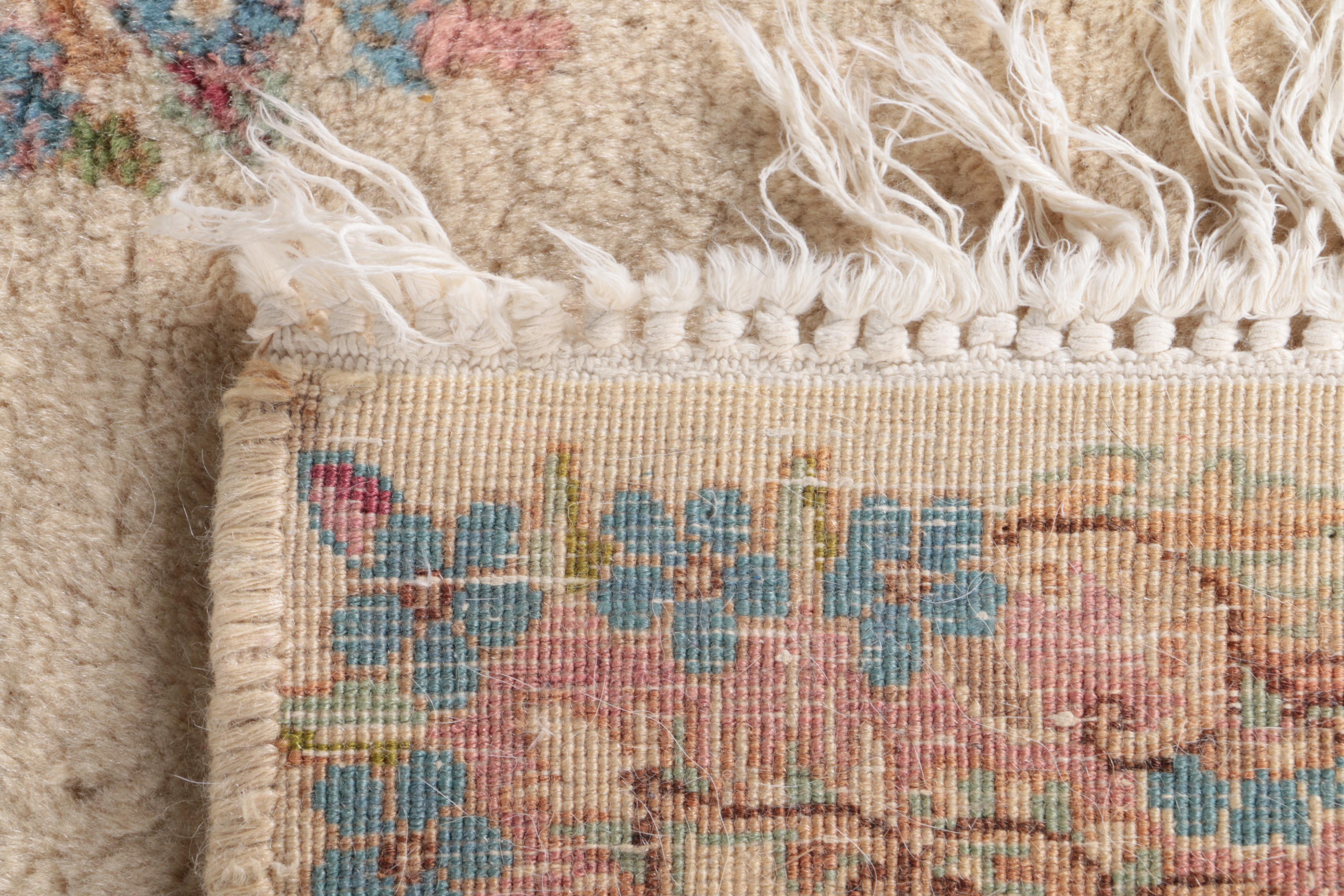 Vintage Hand-Knotted Persian Kerman Area Rug | EBTH