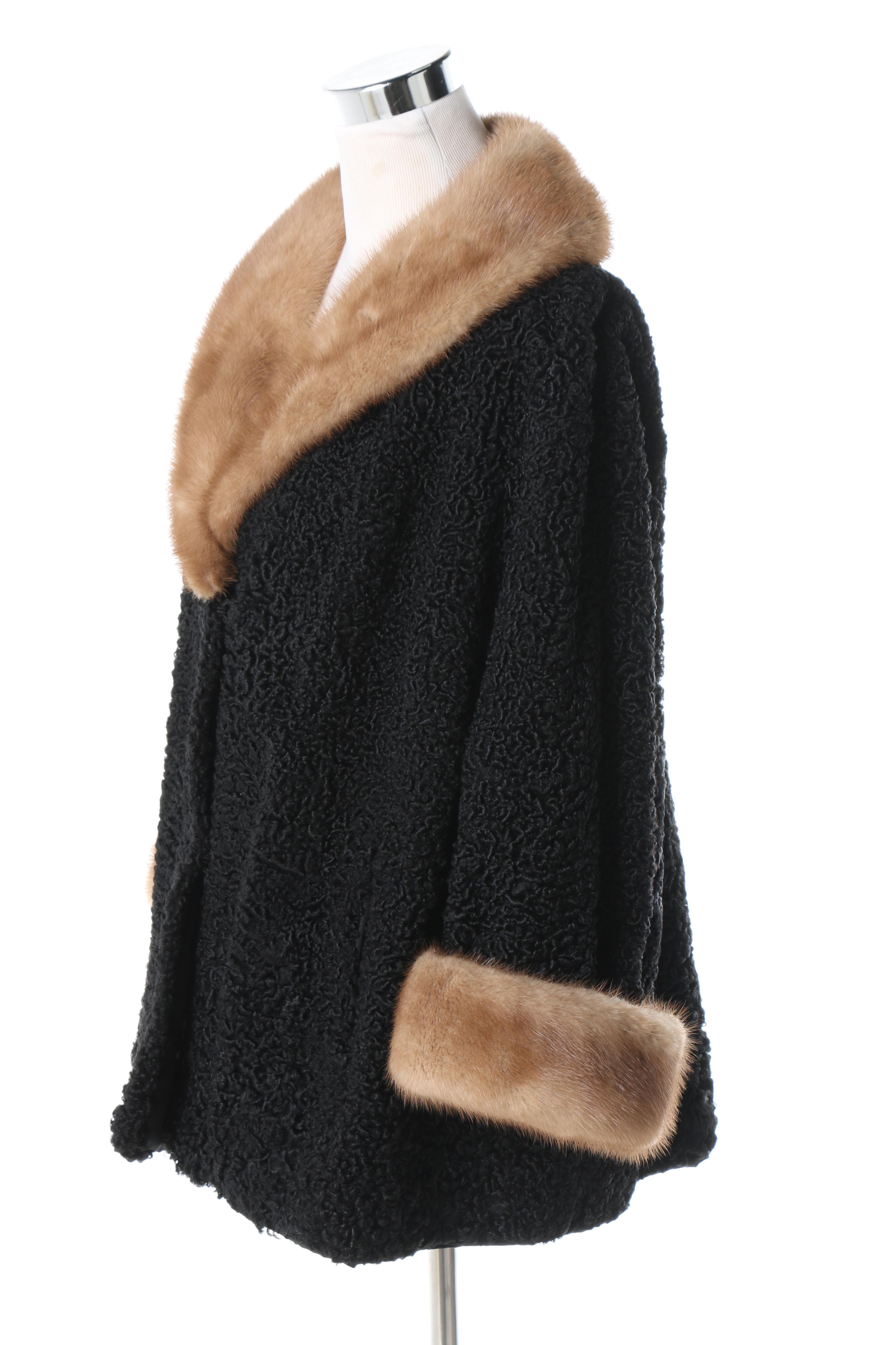 Persian Lamb and Mink Jacket From Evans Furs | EBTH
