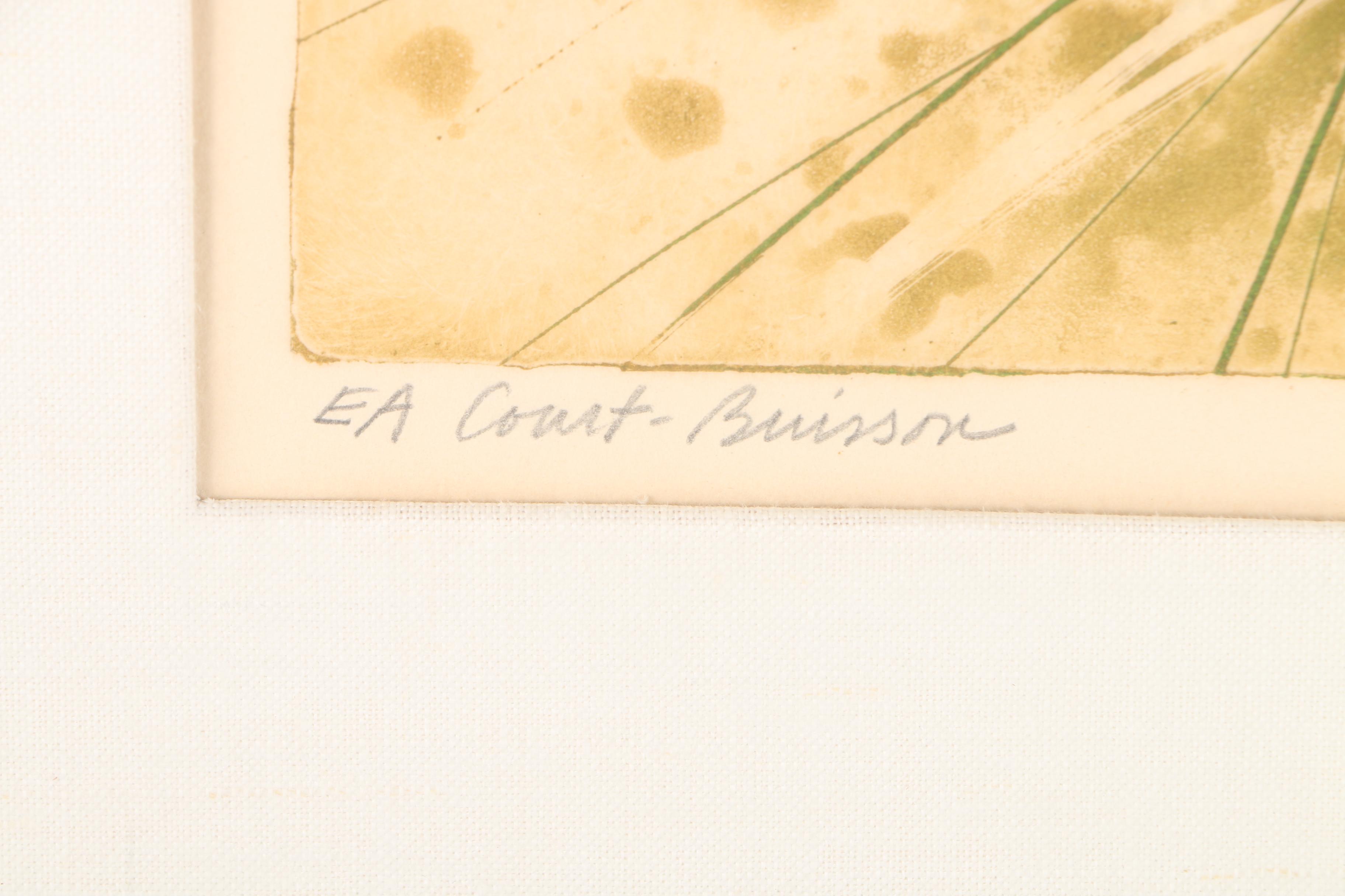 A. Walker Artist Proof Color Etching with Aquatint | EBTH