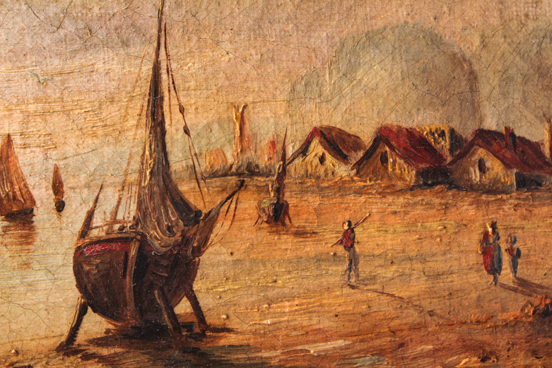 Vintage B. Stern Oil Painting on Canvas | EBTH