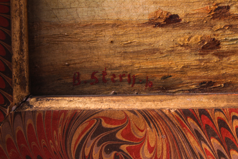 Vintage B. Stern Oil Painting on Canvas | EBTH