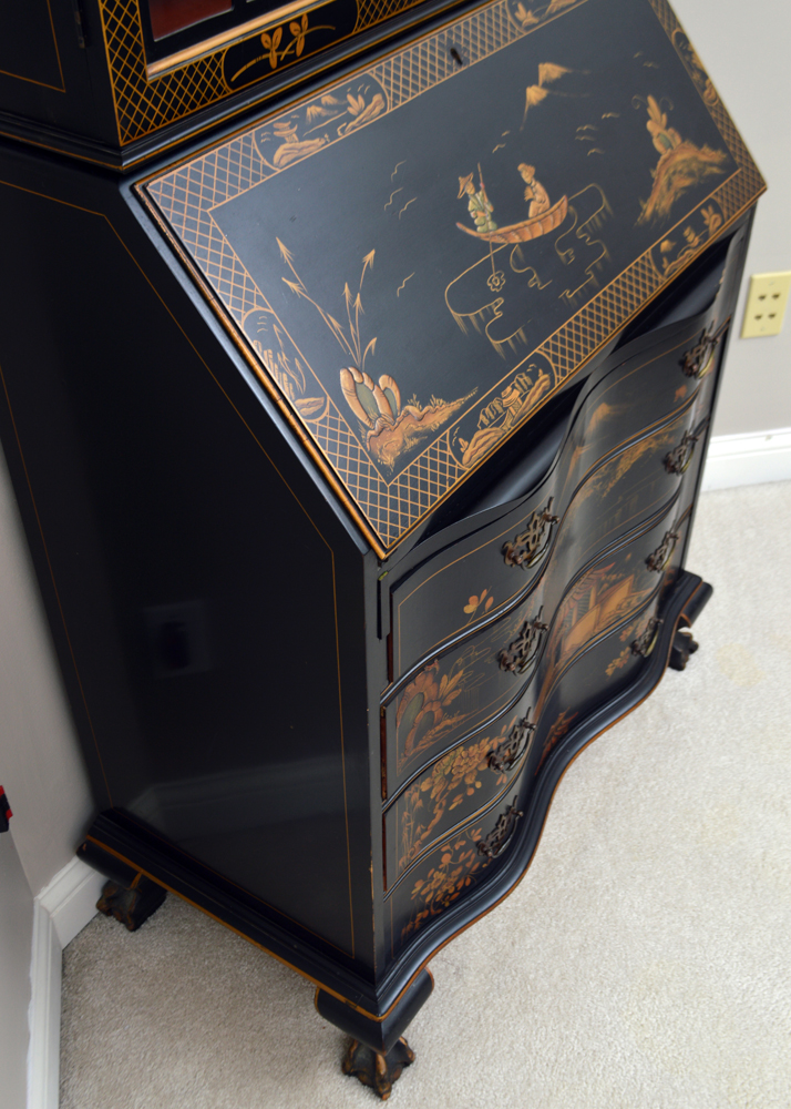 Chinoiserie Federal Style Secretary | EBTH