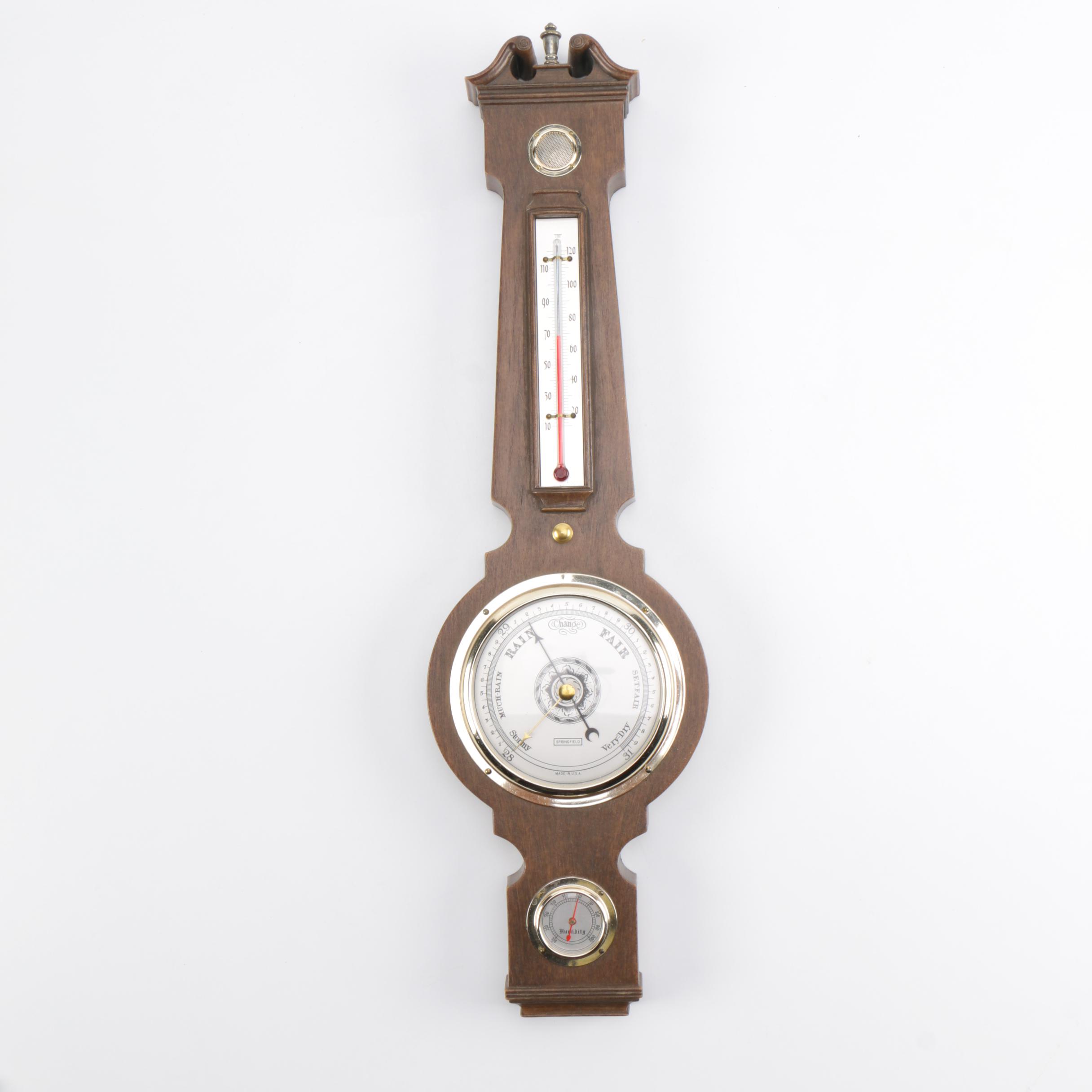 Vintage Springfield Instrument Weather Station | EBTH