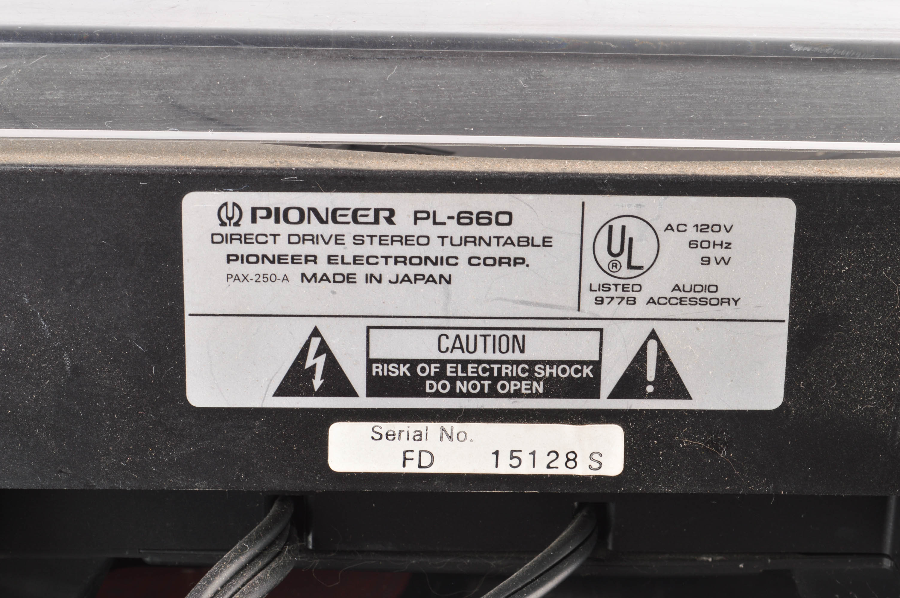 Pioneer PL-660 Turntables | EBTH