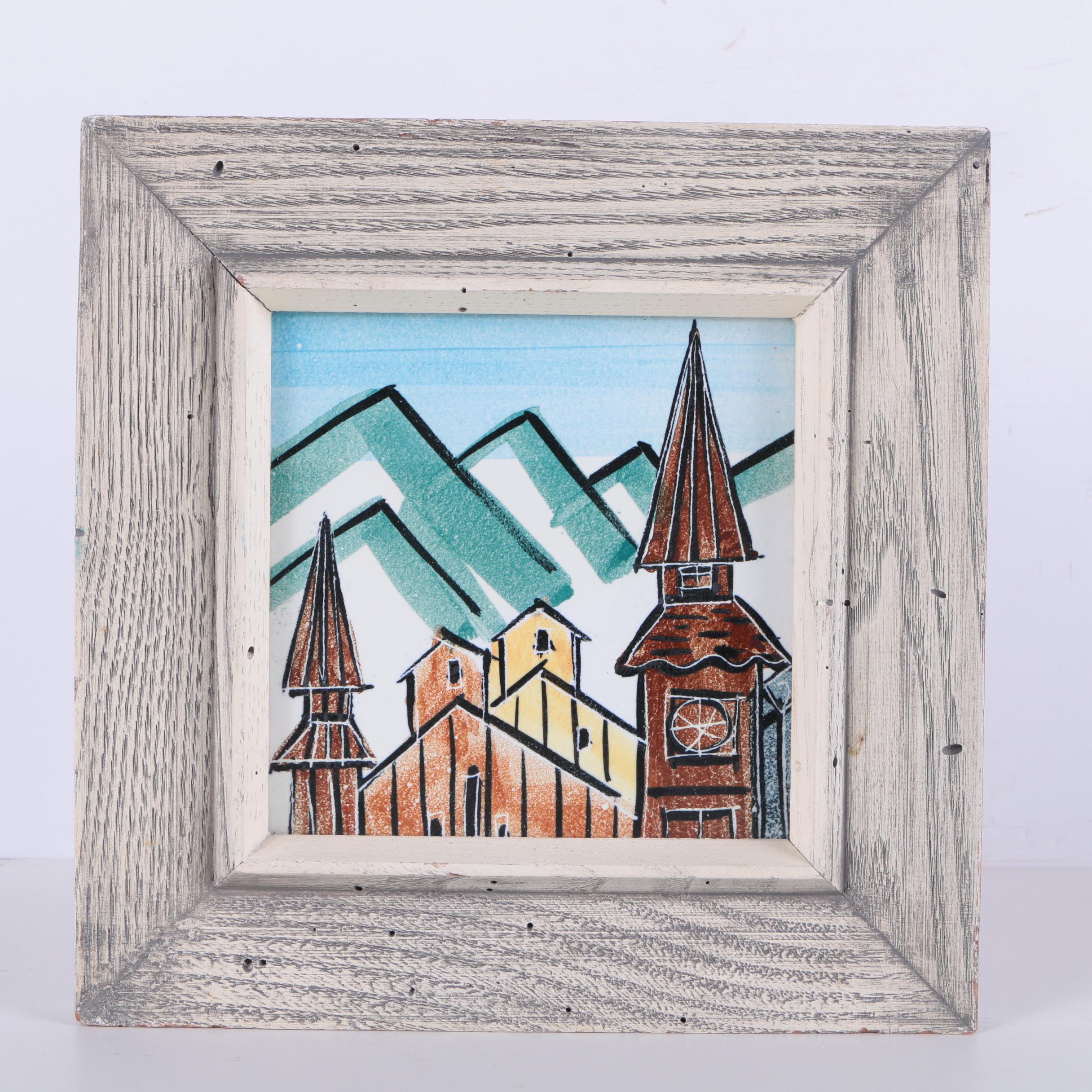 Collection of Harris G. Strong Hand-painted Ceramic Tiles | EBTH